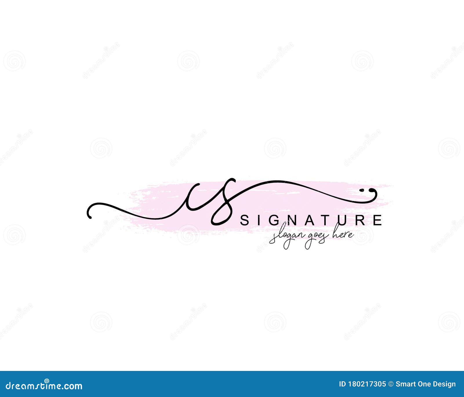 Initial CS Signature Logo Template Vector Stock Vector - Illustration ...