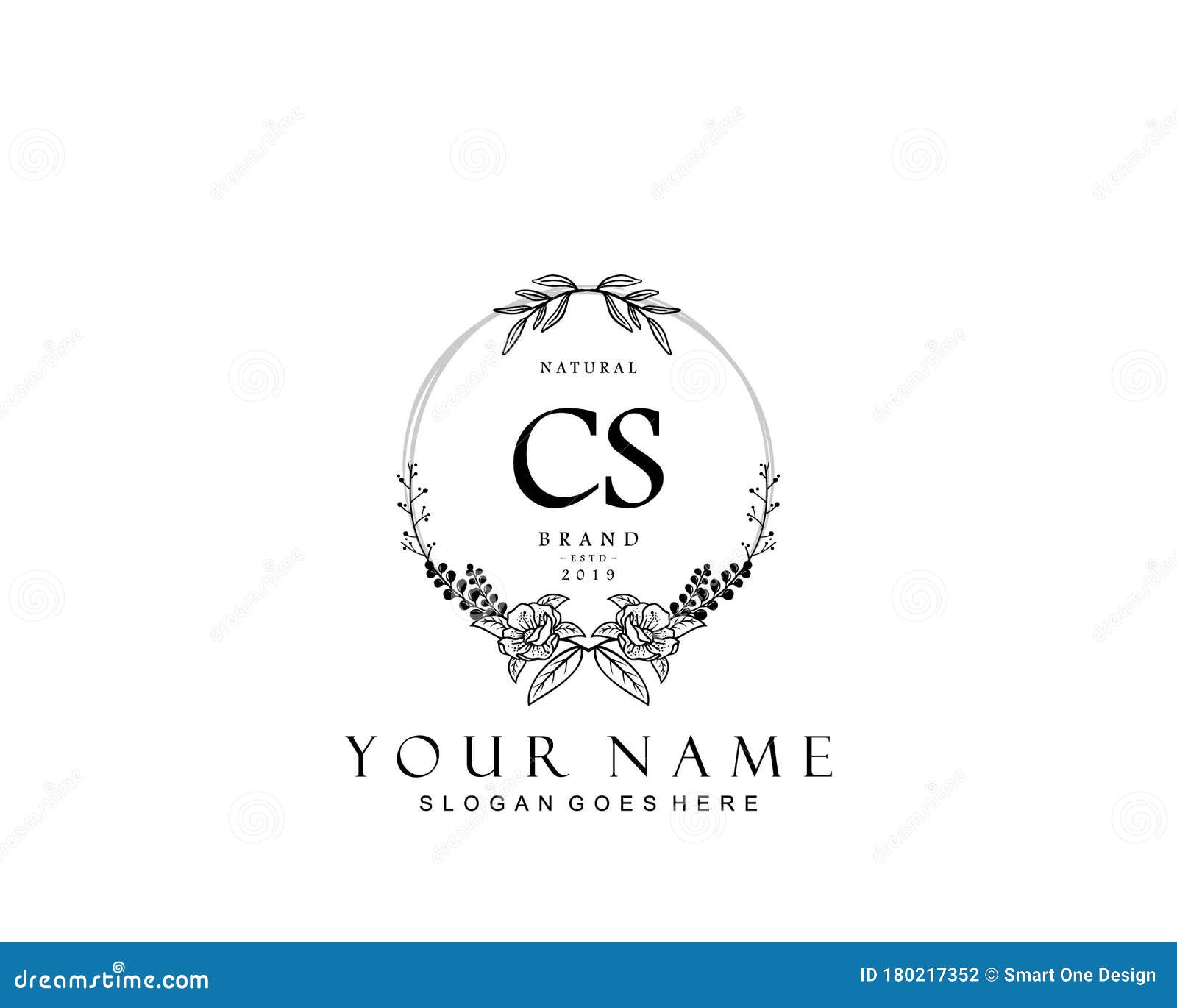 Initial CS Signature Logo Template Vector Stock Vector - Illustration ...