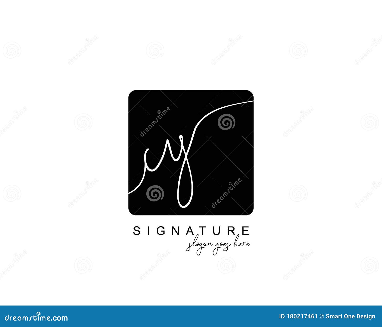 Initial CY Signature Logo Template Vector Stock Vector - Illustration ...