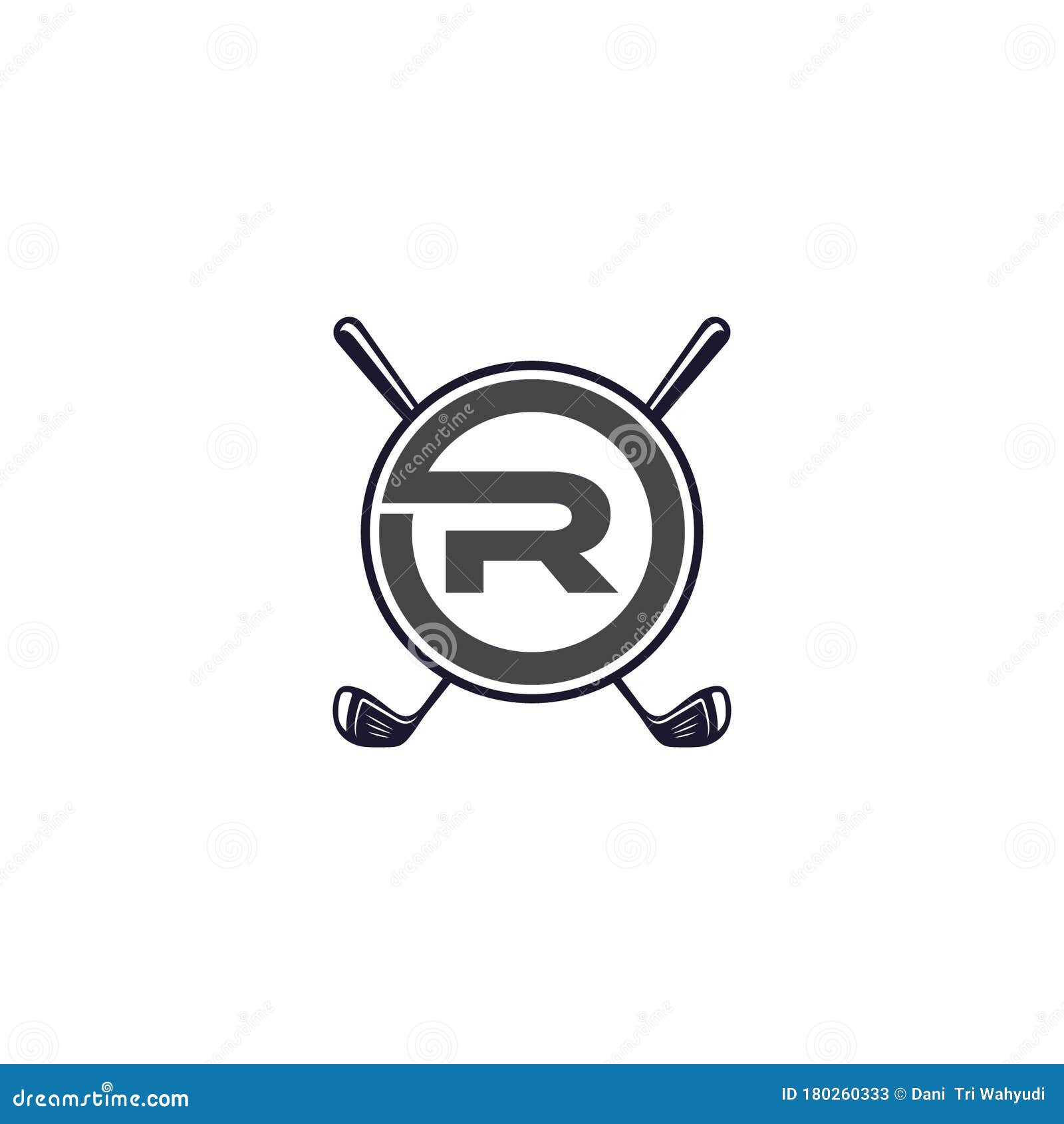 R Letter Logo Icon Design Template Elements Stock Vector - Illustration ...