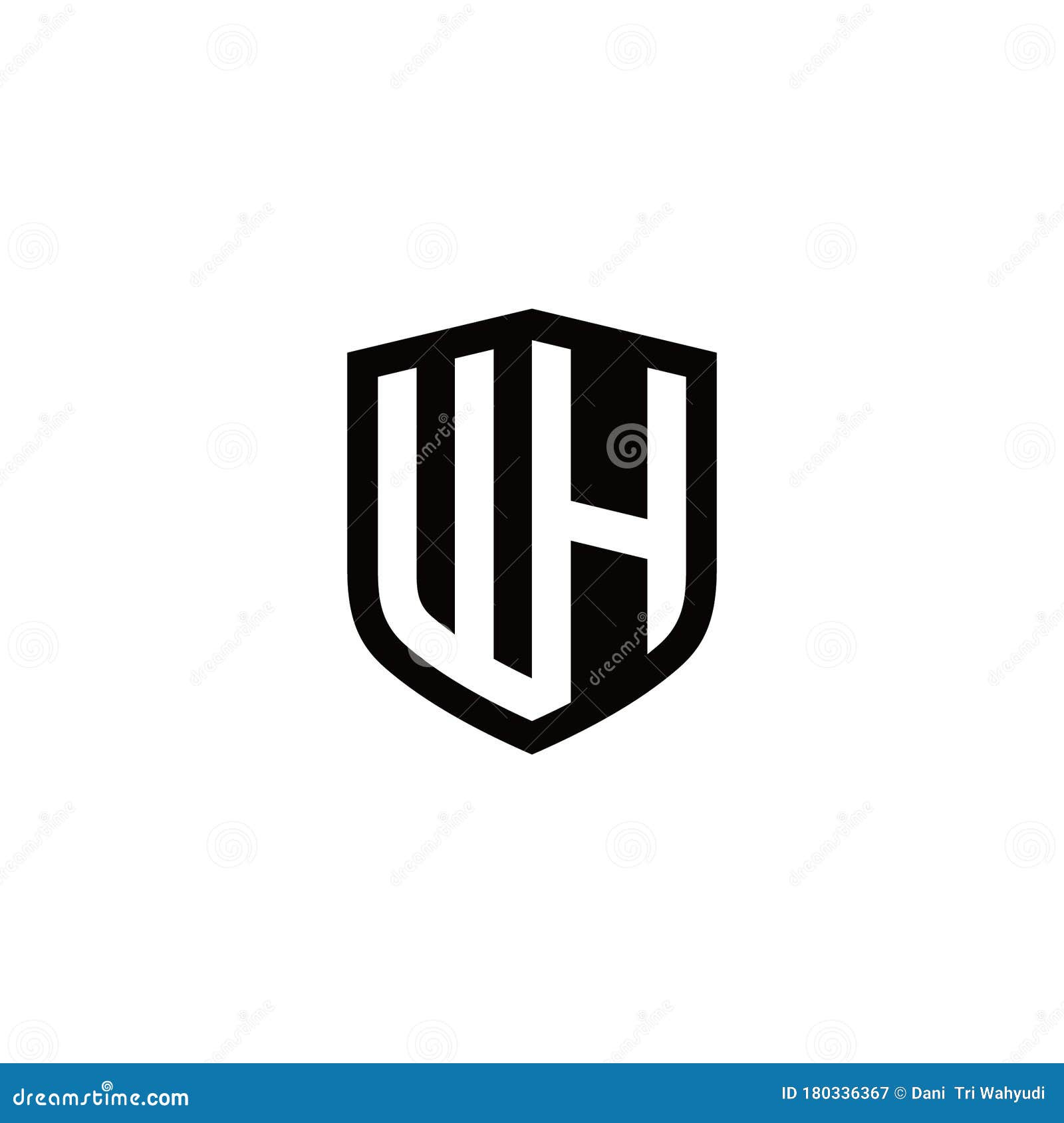 WH Letter Logo Icon Design Template Elements Stock Illustration ...