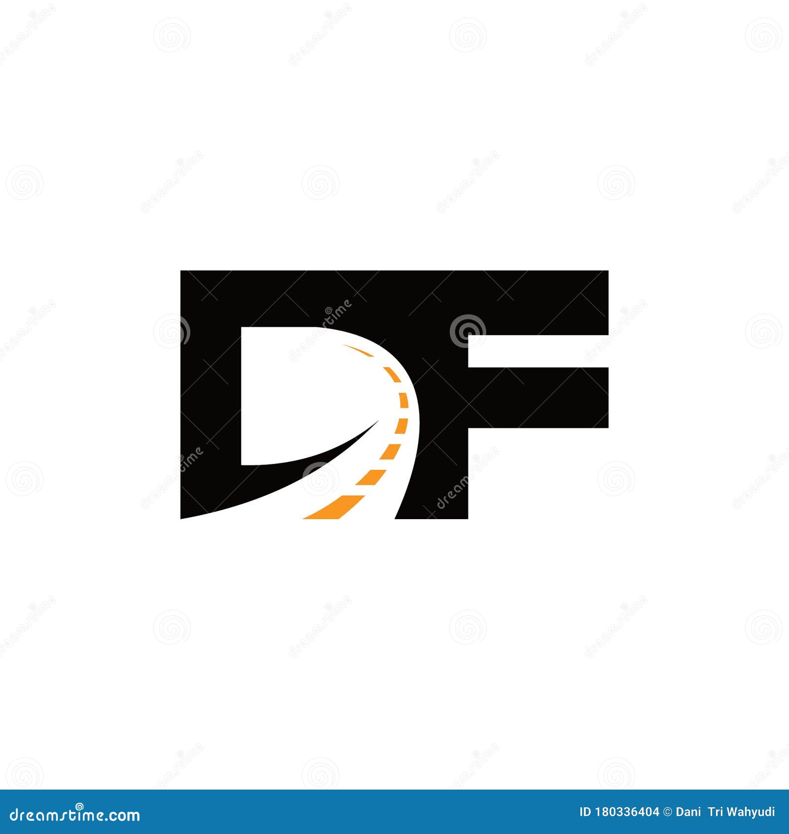 DF Letter Logo Icon Design Template Elements Stock Vector ...
