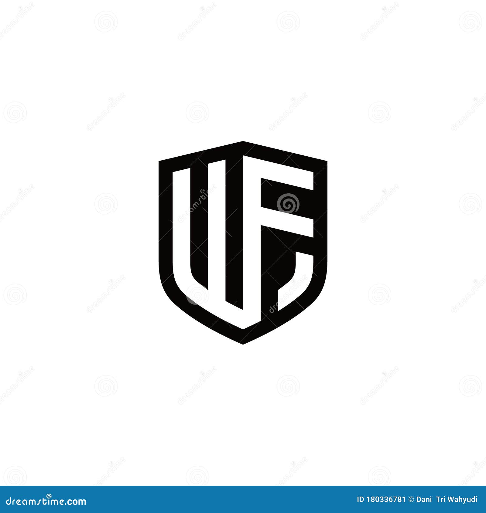 WF Letter Logo Icon Design Template Elements Stock Illustration ...