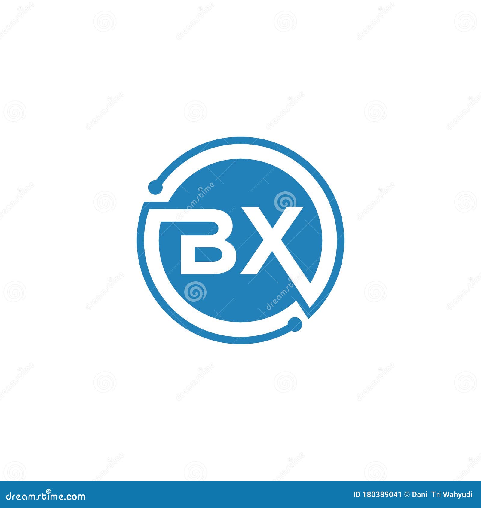 BX Letter Logo Icon Design Template Elements Stock Vector ...