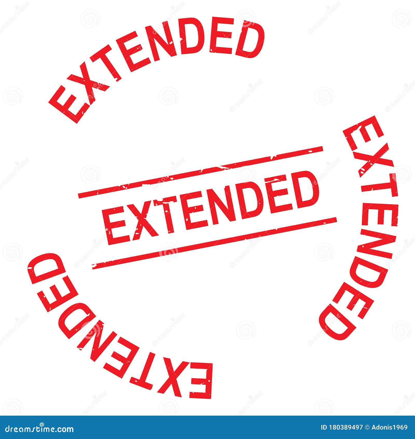 Extended red stamp stock illustration. Illustration of buttons - 180389497