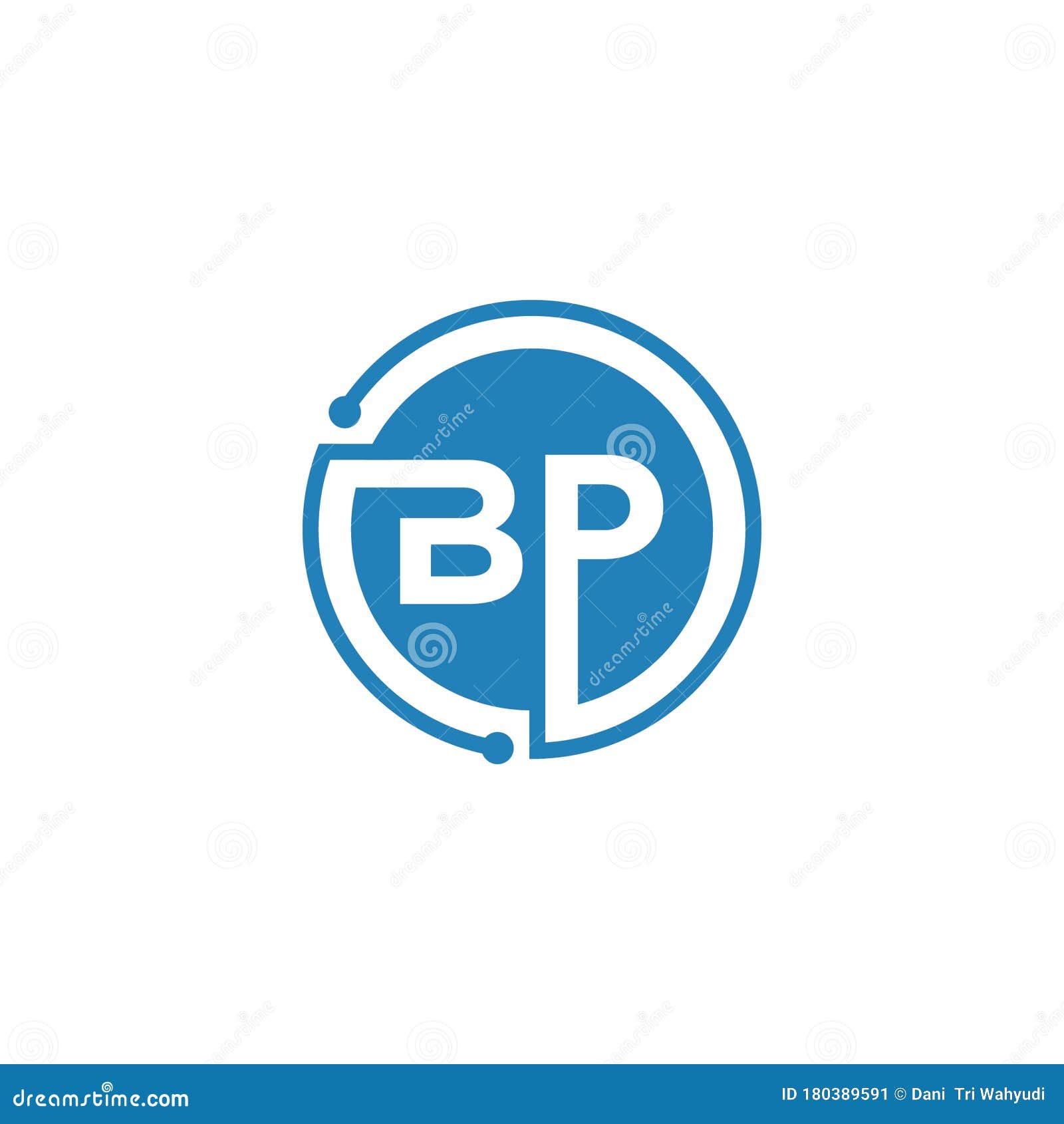 BP Letter Logo Icon Design Template Elements Stock Vector ...