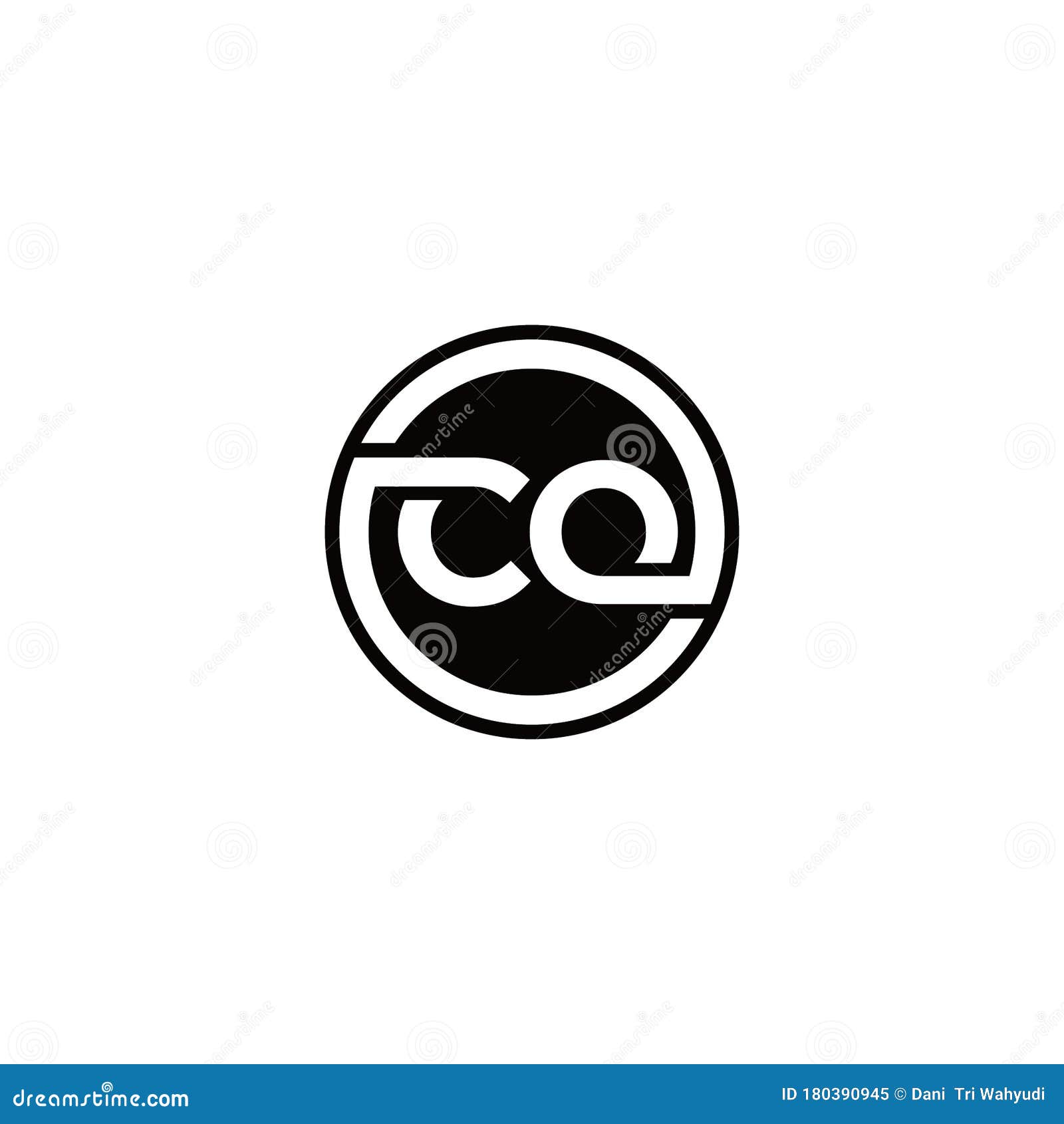 CO Letter Logo Icon Design Template Elements Stock Vector ...