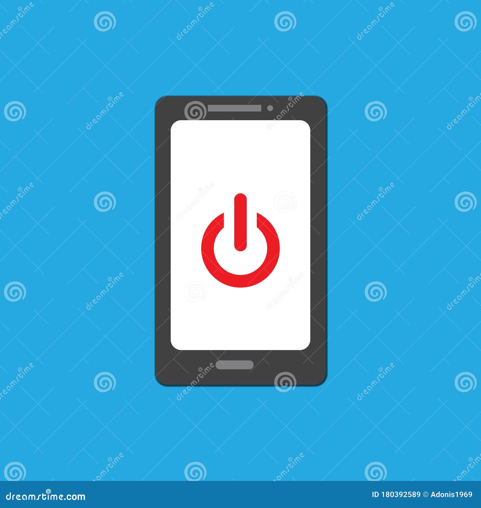 Close your mobile phone stock illustration. Illustration of element ...
