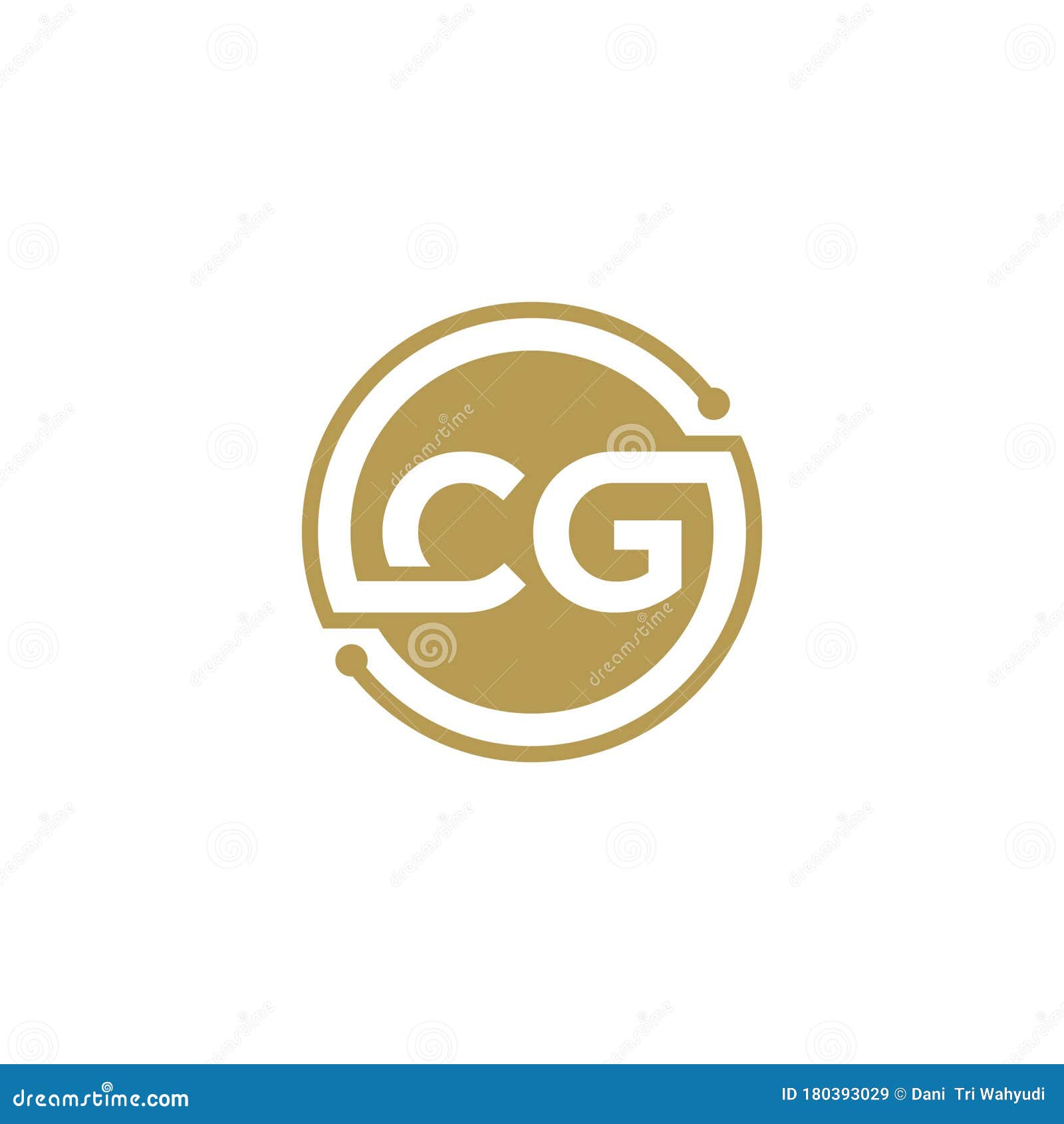 CG Letter Logo Icon Design Template Elements Stock Illustration ...