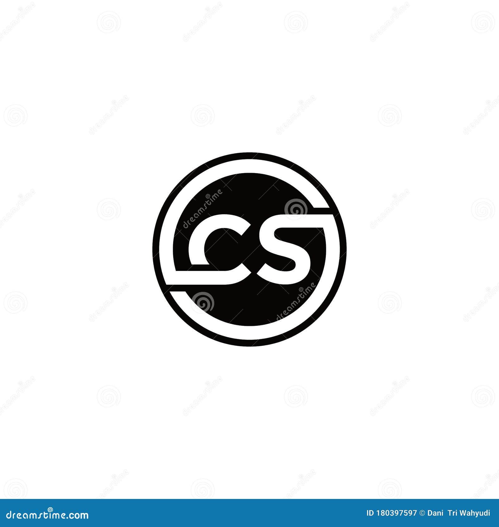 CS Letter Logo Icon Design Template Elements Stock Vector ...