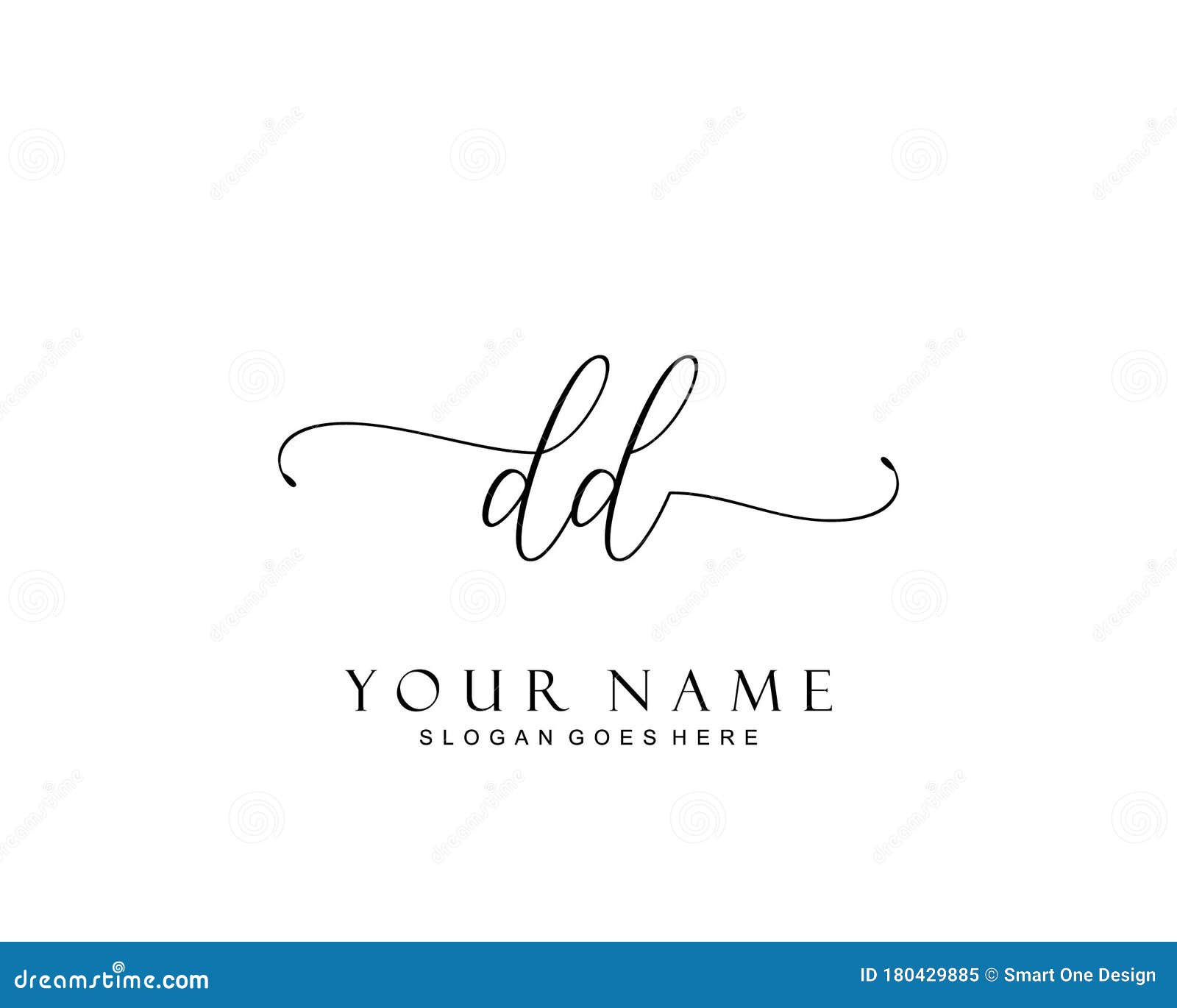 Initial DD Signature Logo Template Vector Stock Vector - Illustration ...