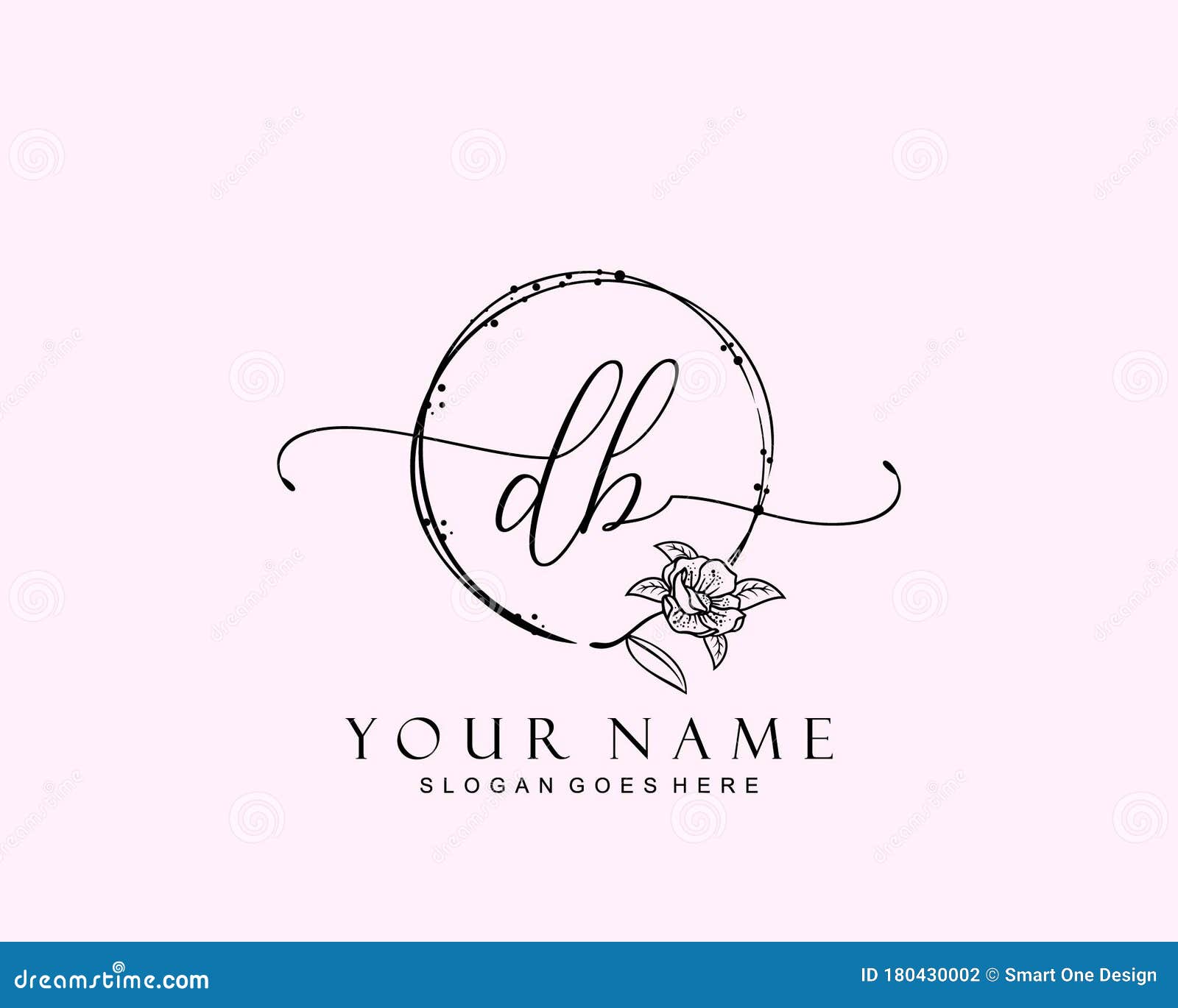 Initial DB Signature Logo Template Vector Stock Vector - Illustration ...