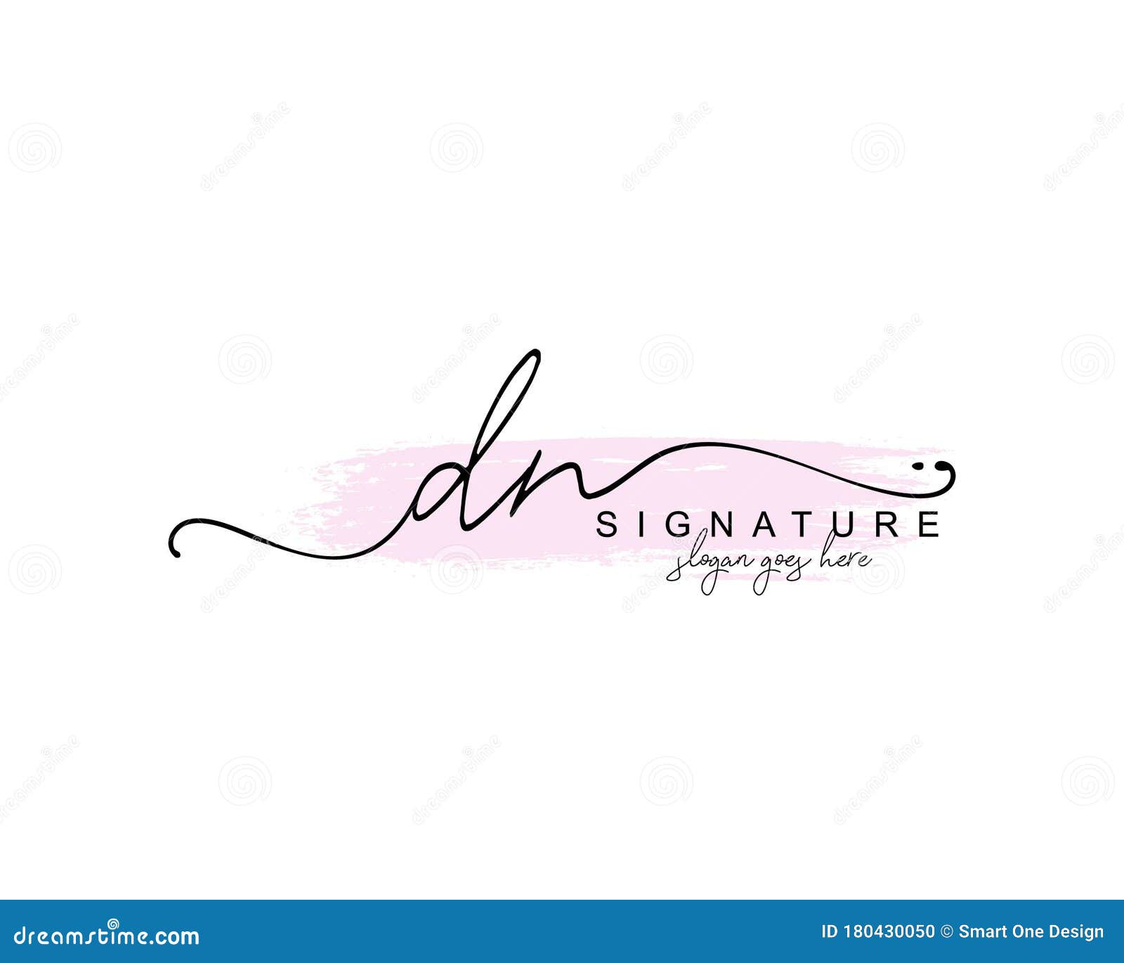 Initial DN Signature Logo Template Vector Stock Vector - Illustration ...