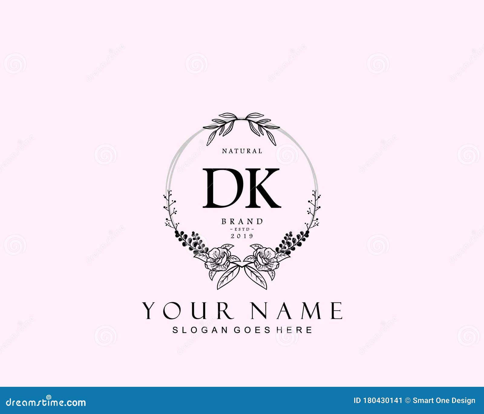 Initial DK Signature Logo Template Vector Stock Vector - Illustration ...
