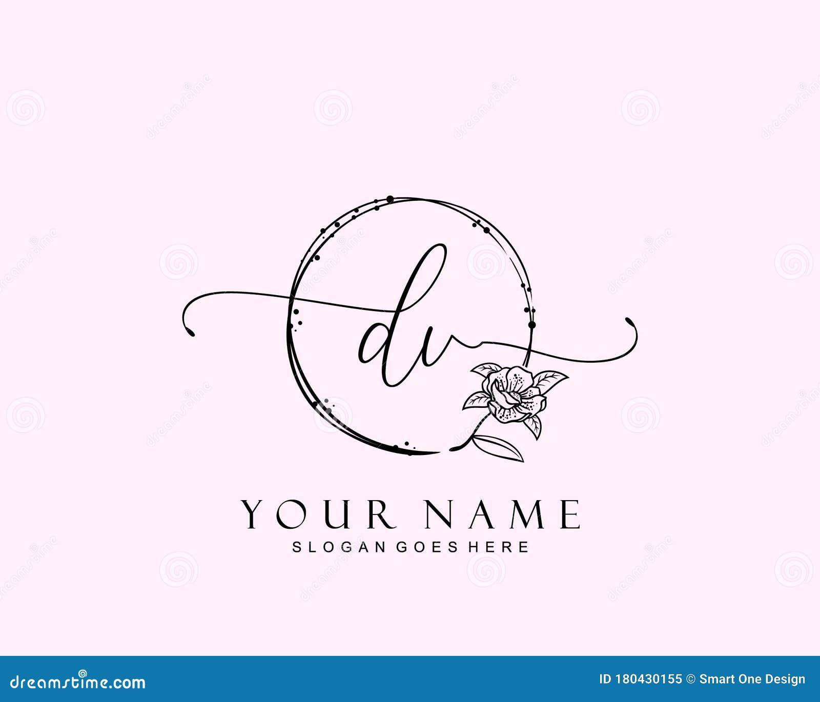 Initial DV Signature Logo Template Vector Stock Vector - Illustration ...