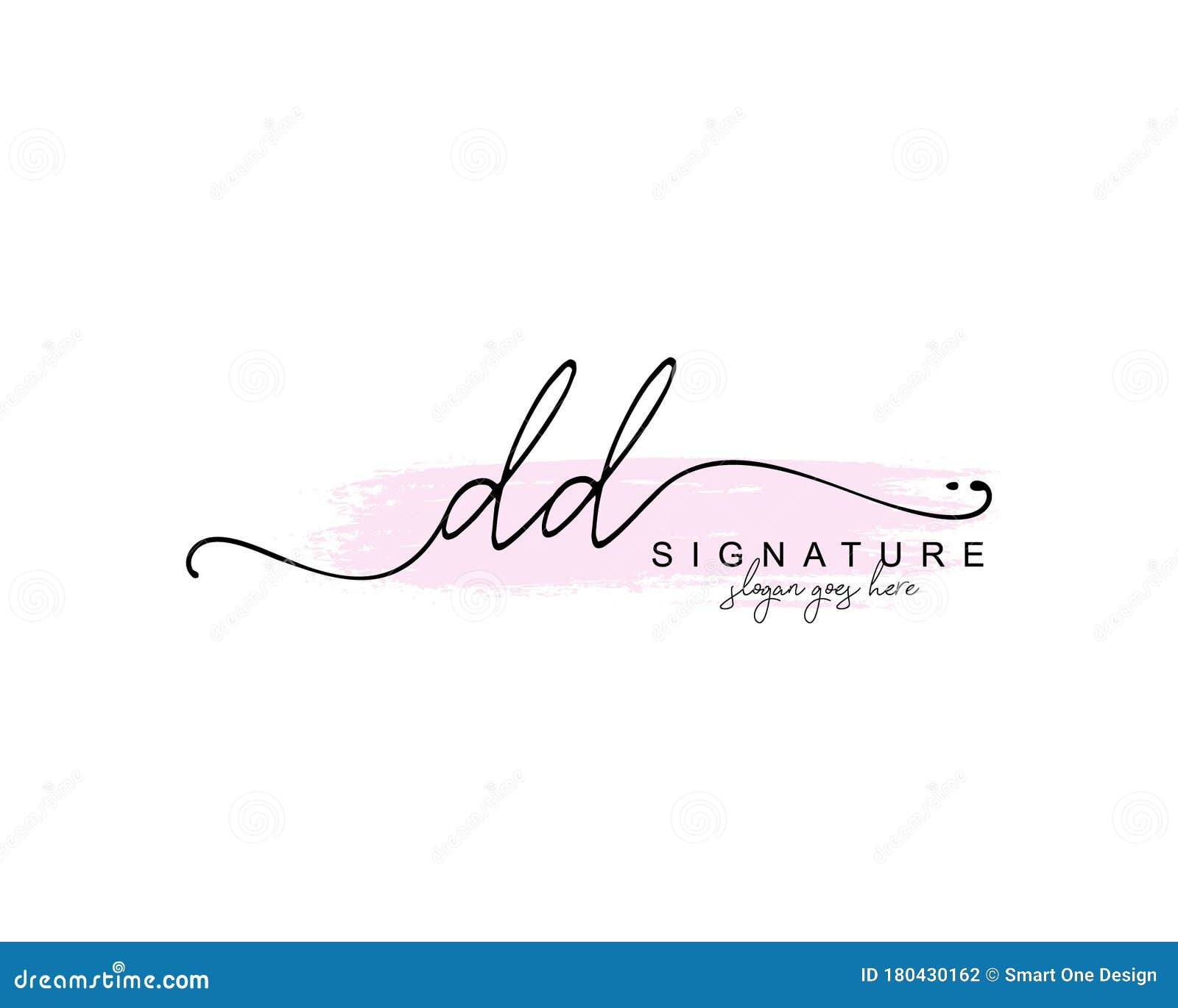 Initial DD Signature Logo Template Vector Stock Vector - Illustration ...