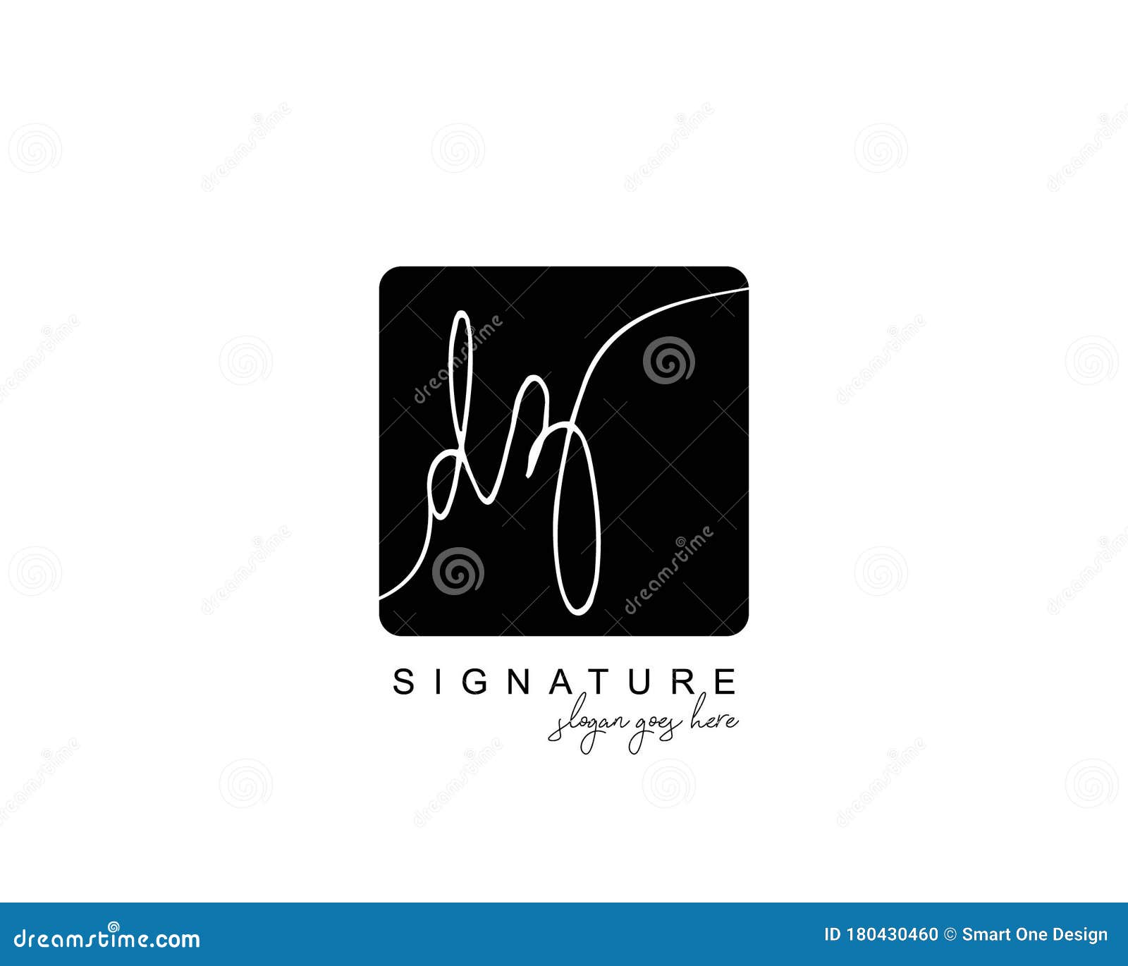 Initial DZ Signature Logo Template Vector Stock Vector - Illustration ...