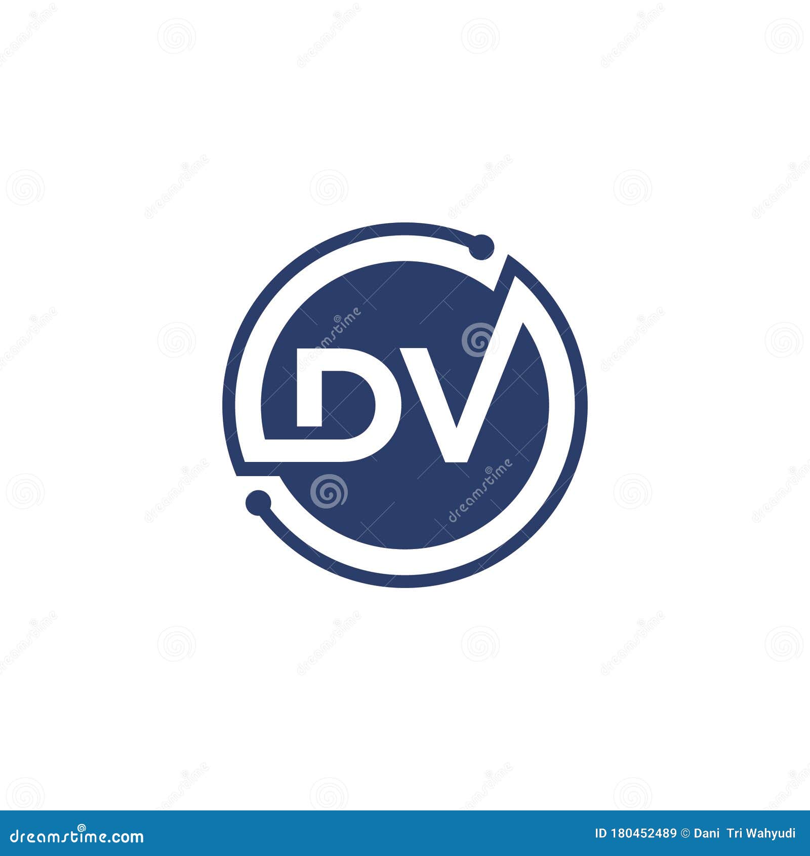 DV Letter Logo Icon Design Template Elements Stock Vector ...