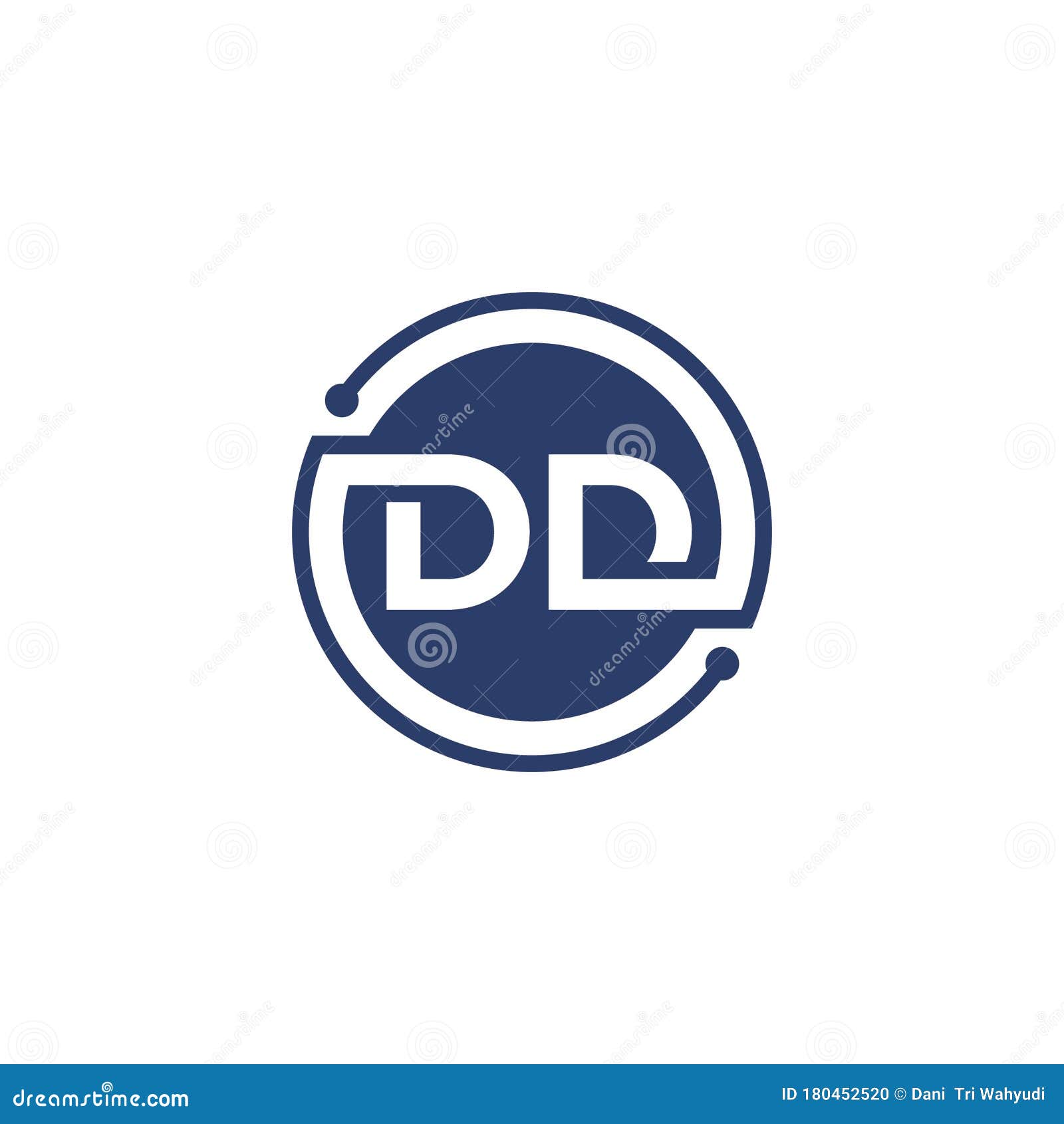 DD Letter Logo Icon Design Template Elements Stock Vector ...