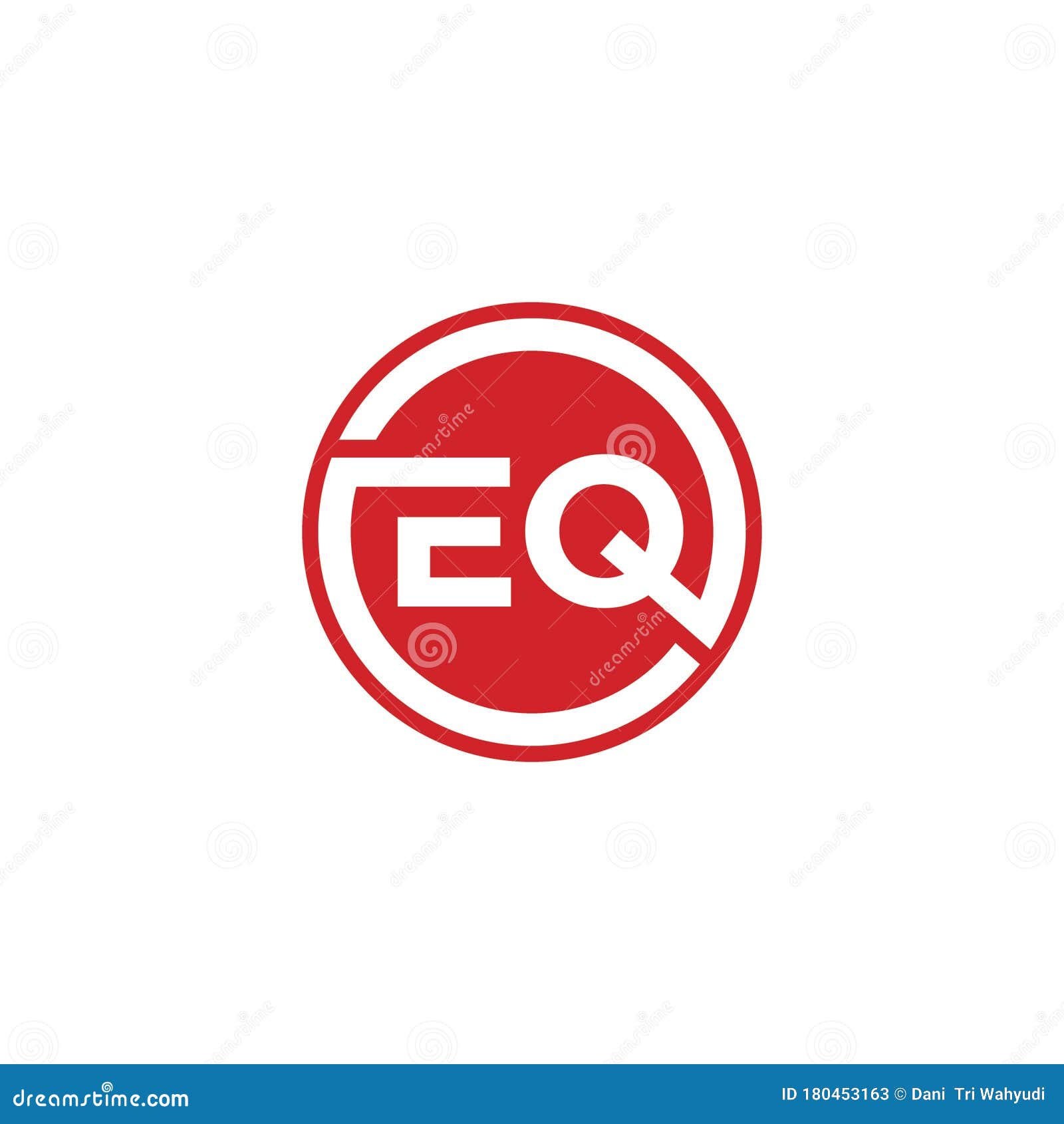 EQ Letter Logo Icon Design Template Elements Stock Vector ...