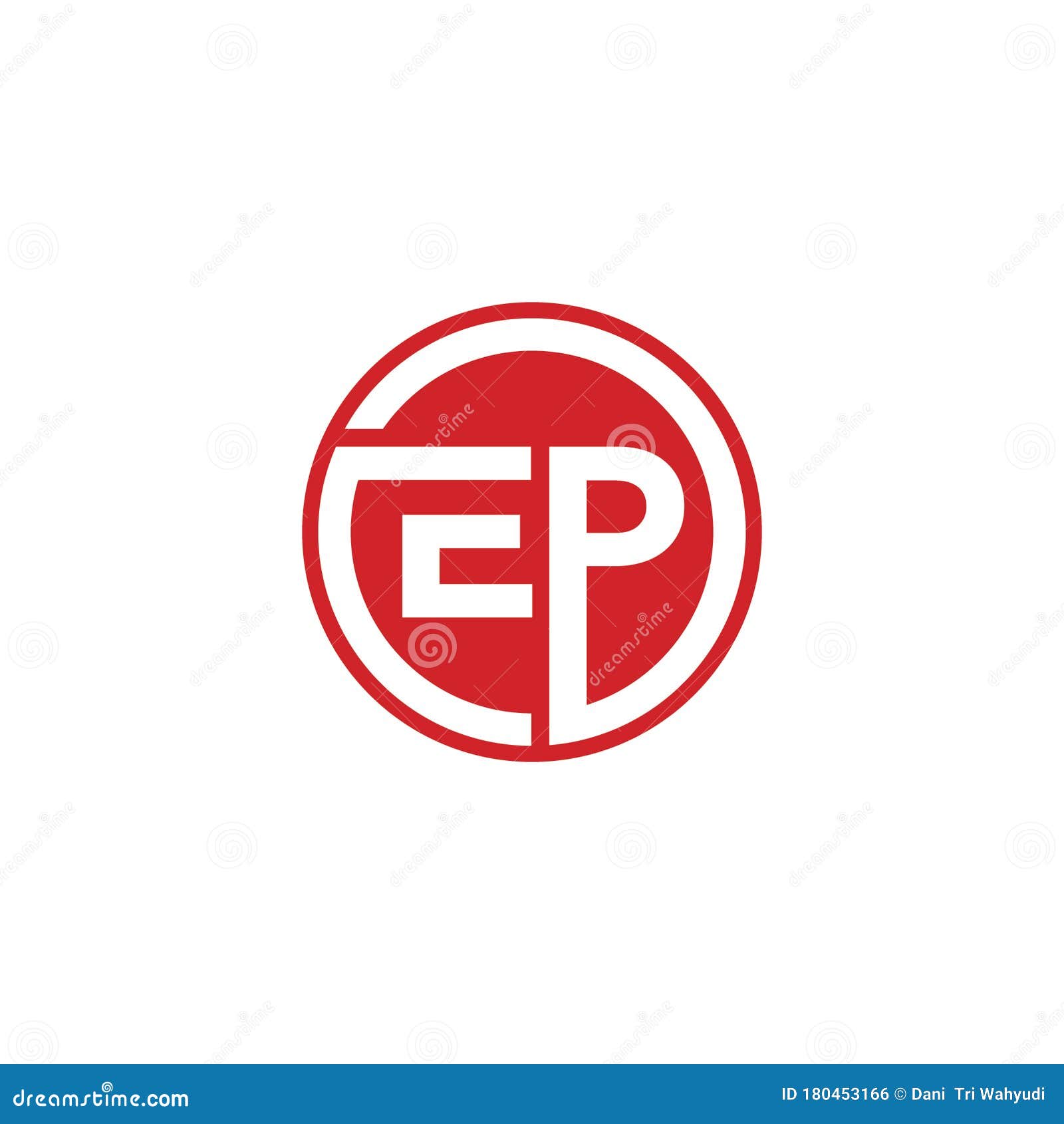 EP Letter Logo Icon Design Template Elements Stock Vector ...