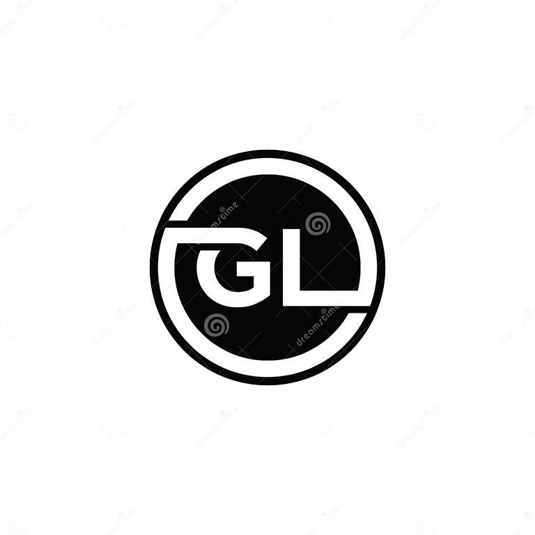 GL Letter Logo Icon Design Template Elements Stock Vector ...