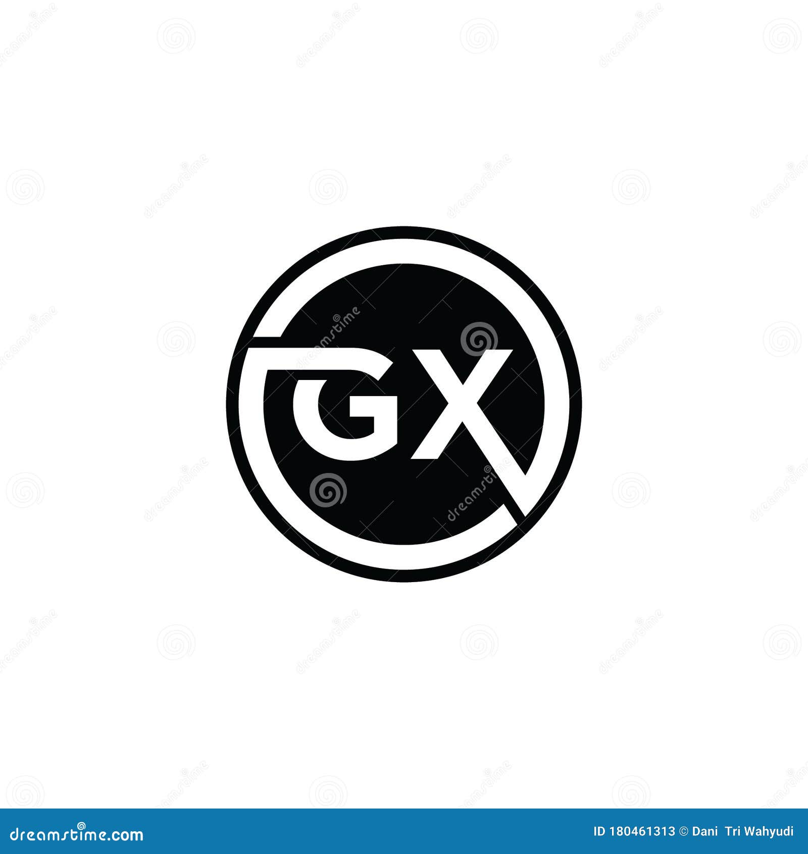 GX Letter Logo Icon Design Template Elements Stock Vector ...