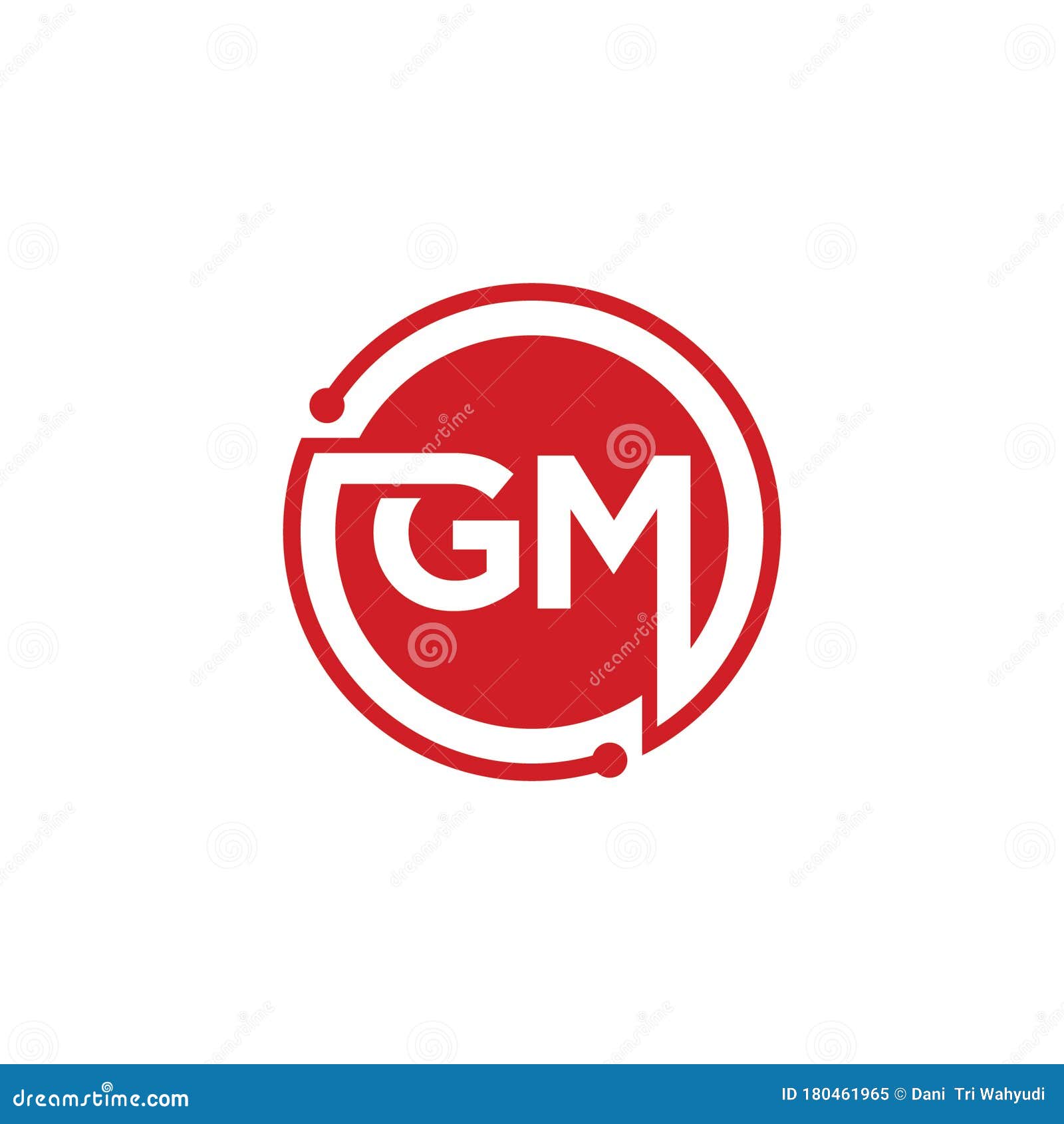 GM Letter Logo Icon Design Template Elements Stock Vector ...