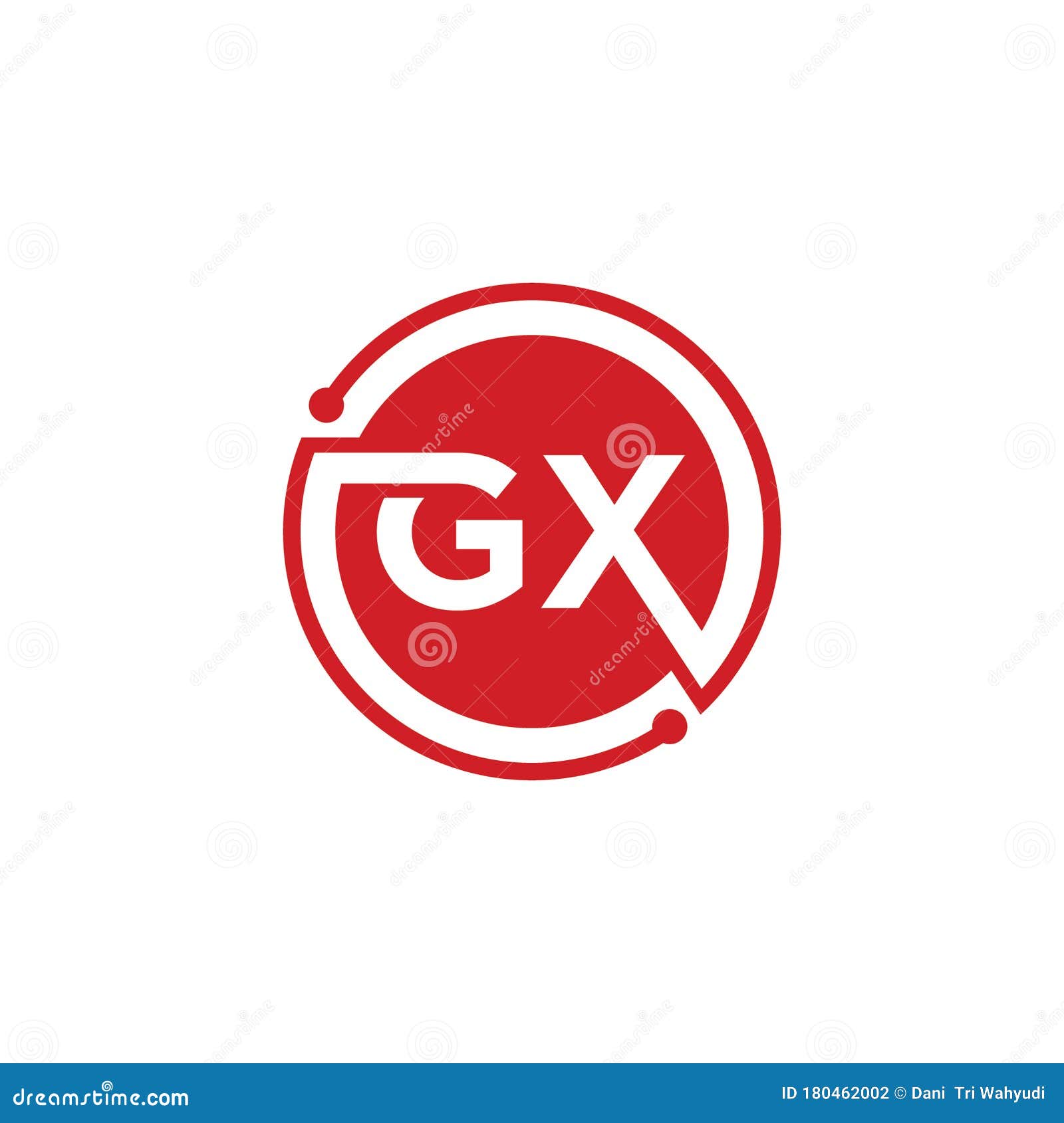 GX Letter Logo Icon Design Template Elements Stock Vector ...