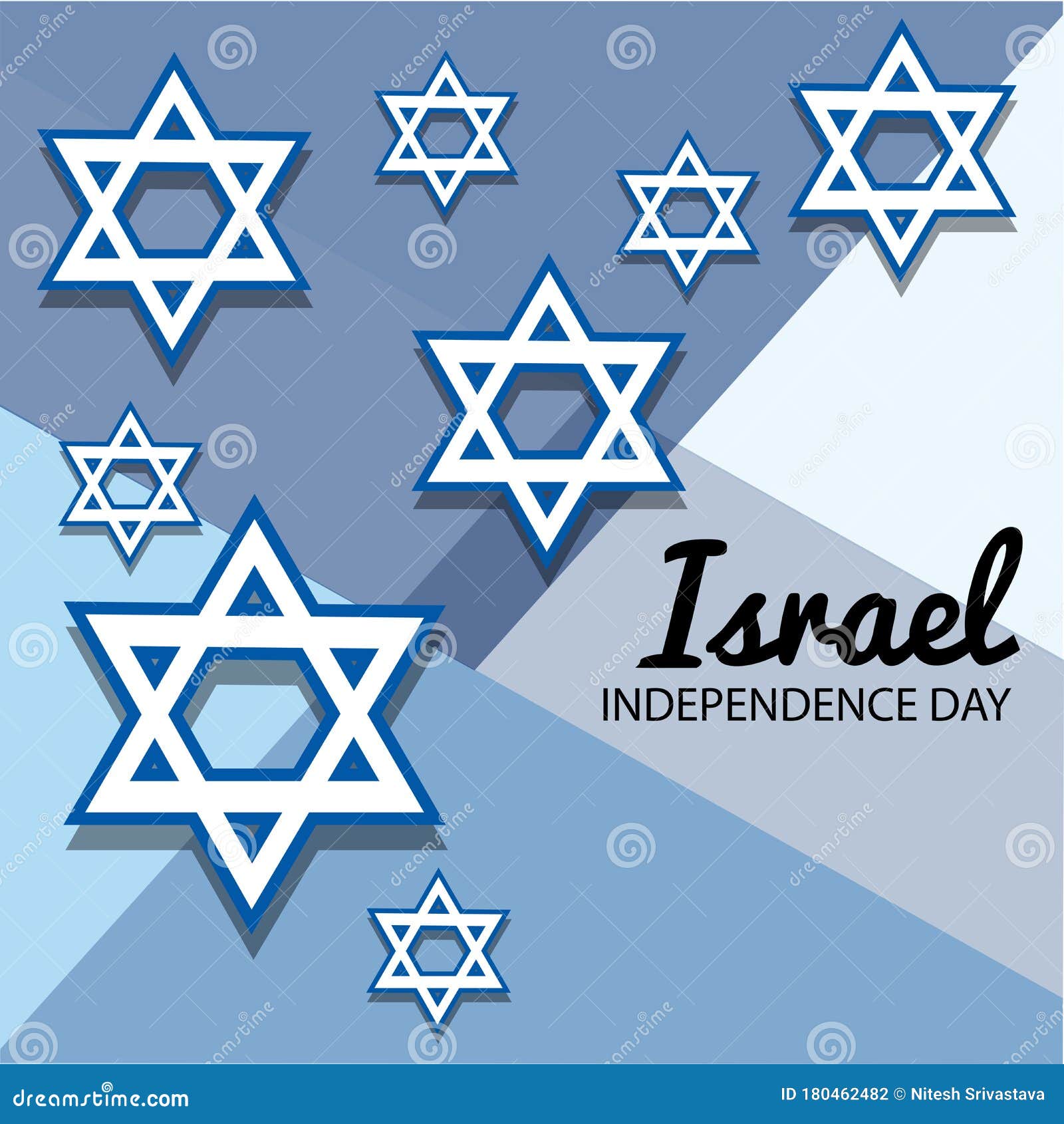 Israel Independence Day stock illustration. Illustration of graphic ...