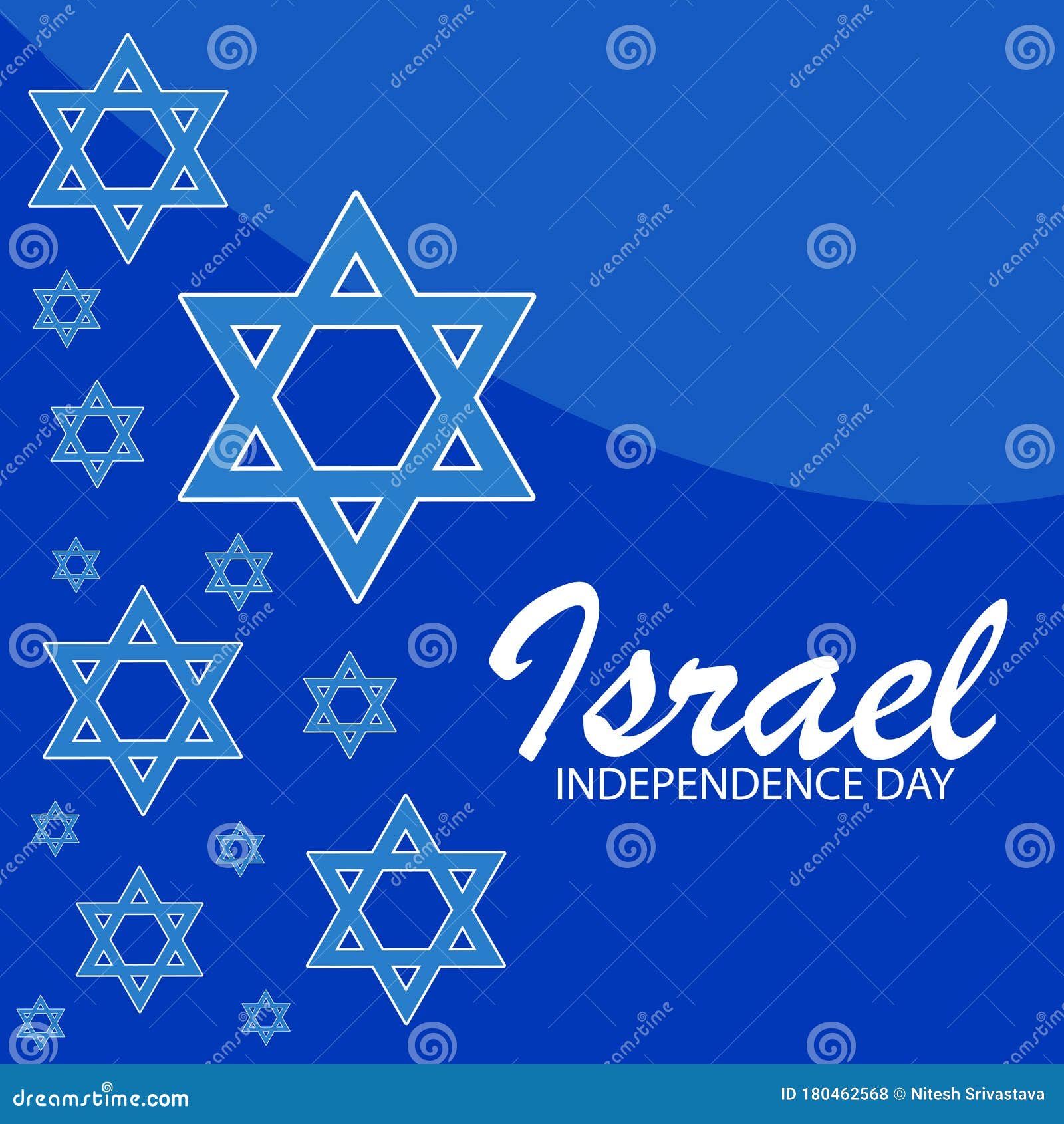 Israel Independence Day stock illustration. Illustration of israel ...