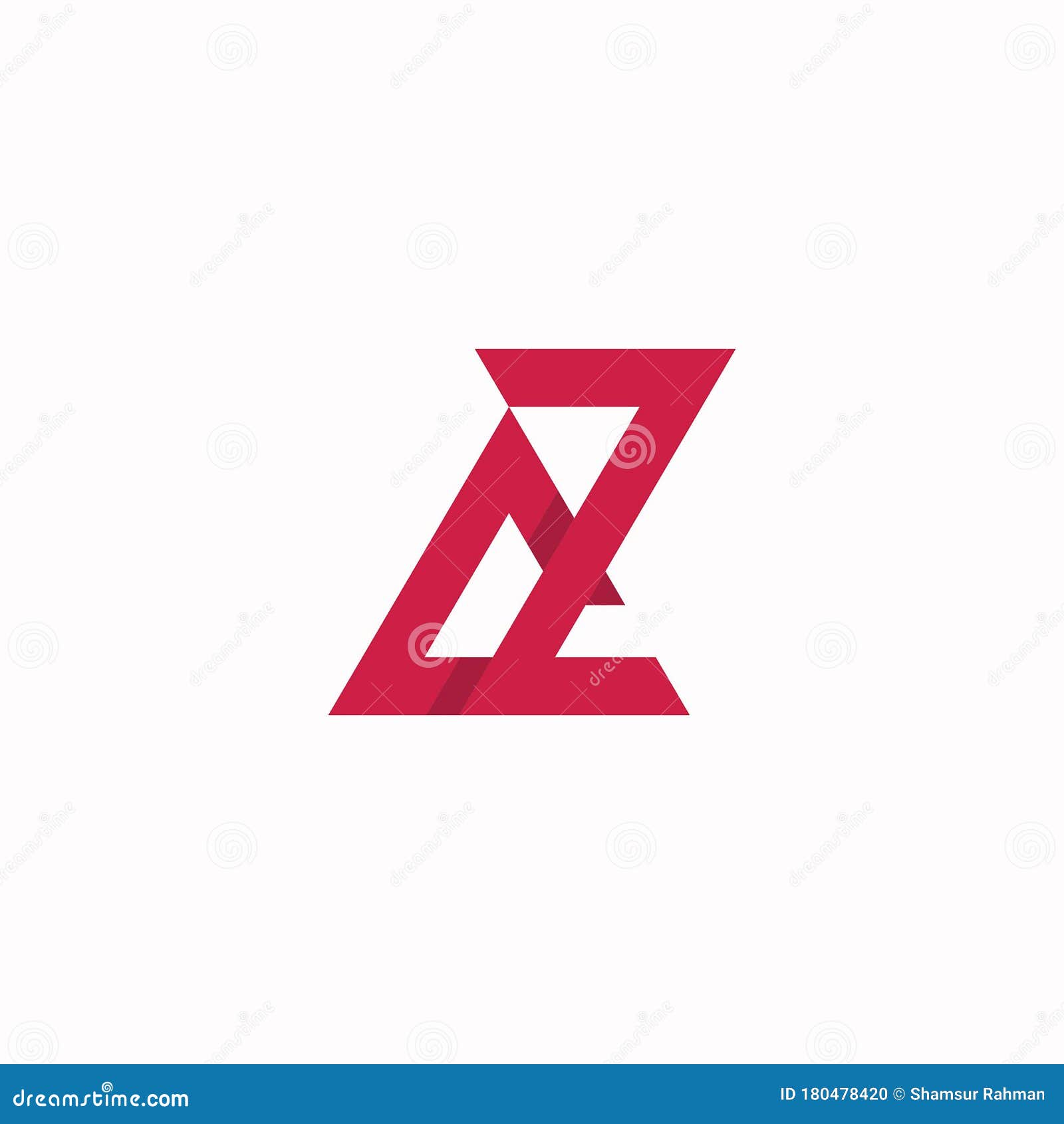 Initial Letter Az Logo or Za Logo Vector Design Template Stock Vector ...