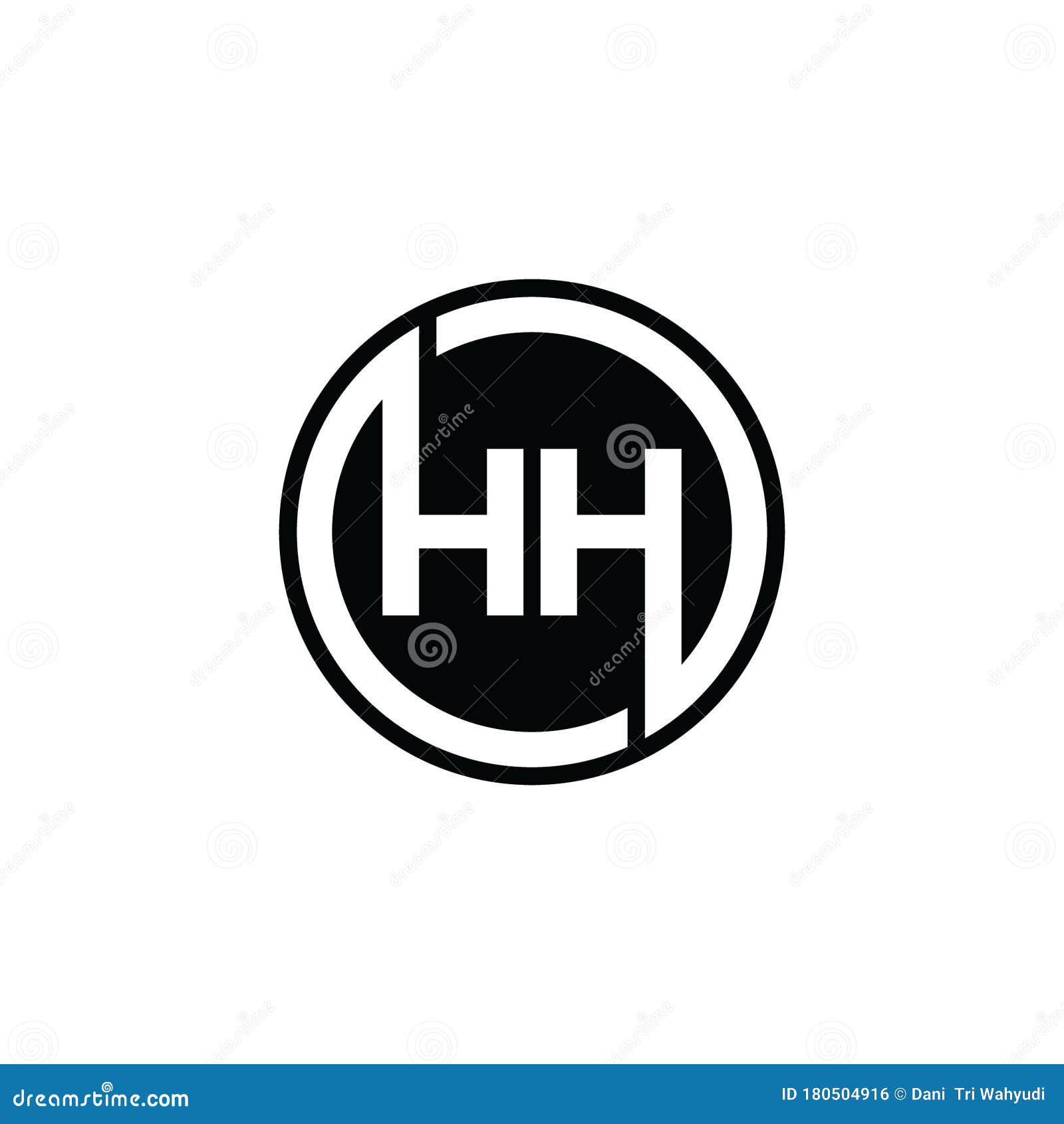 HH Letter Logo Icon Design Template Elements Stock Vector ...