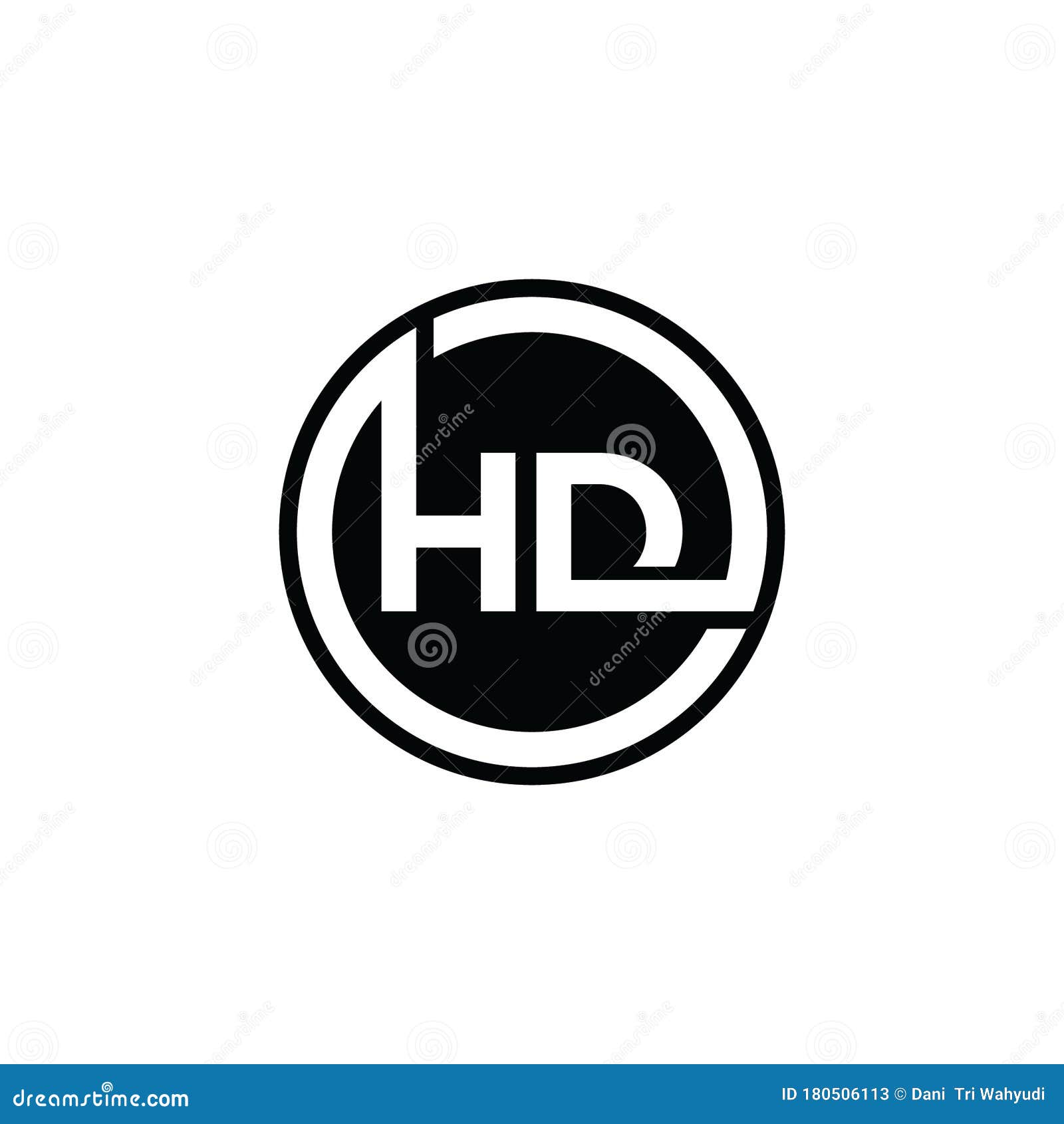 HD Letter Logo Icon Design Template Elements Stock Vector ...