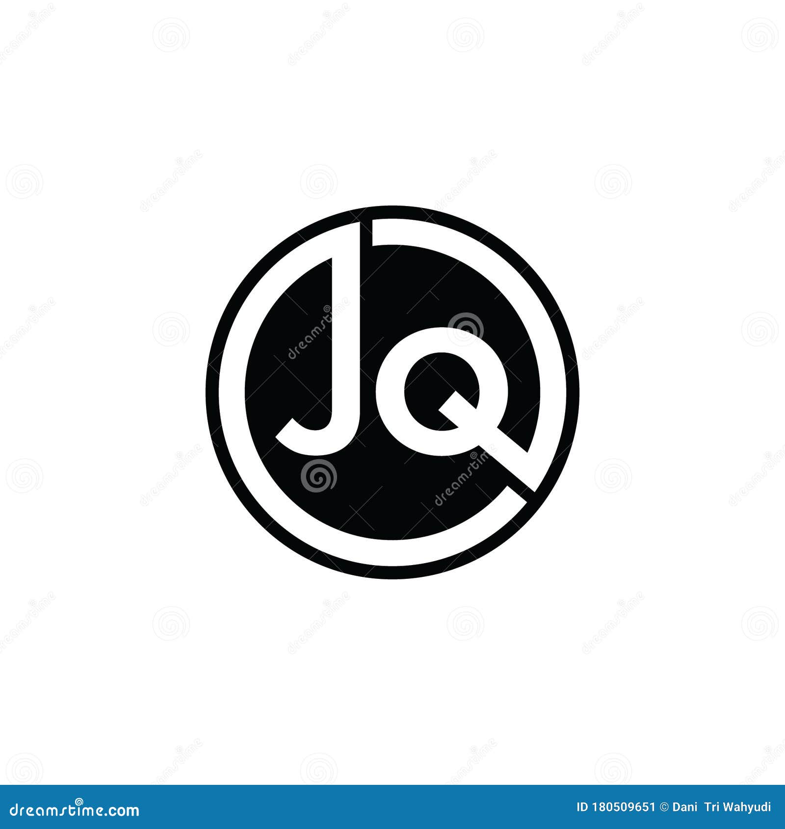 JQ Letter Logo Icon Design Template Elements Stock Illustration ...