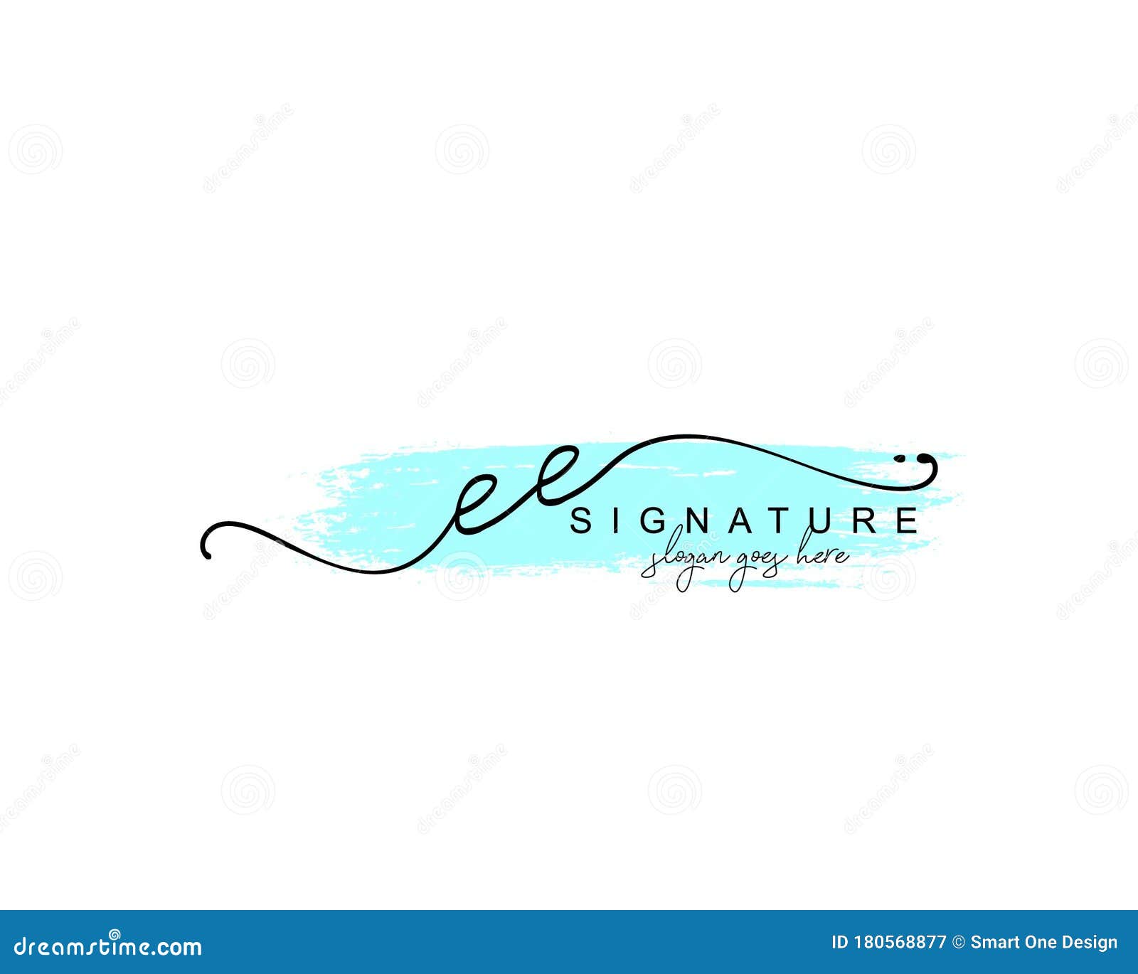 Initial EE Signature Logo Template Vector Stock Vector - Illustration ...