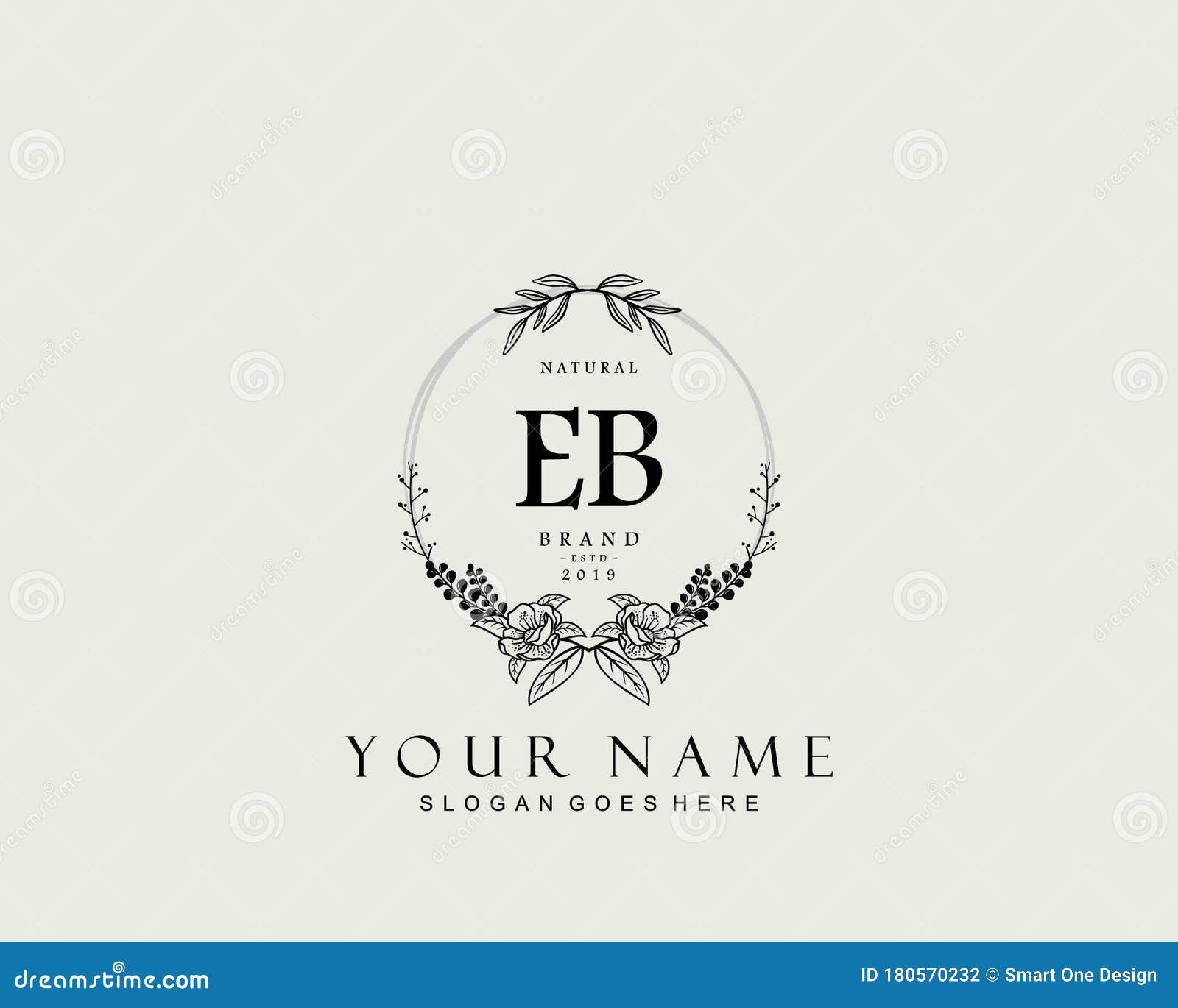 Initial EB Signature Logo Template Vector Stock Vector - Illustration ...