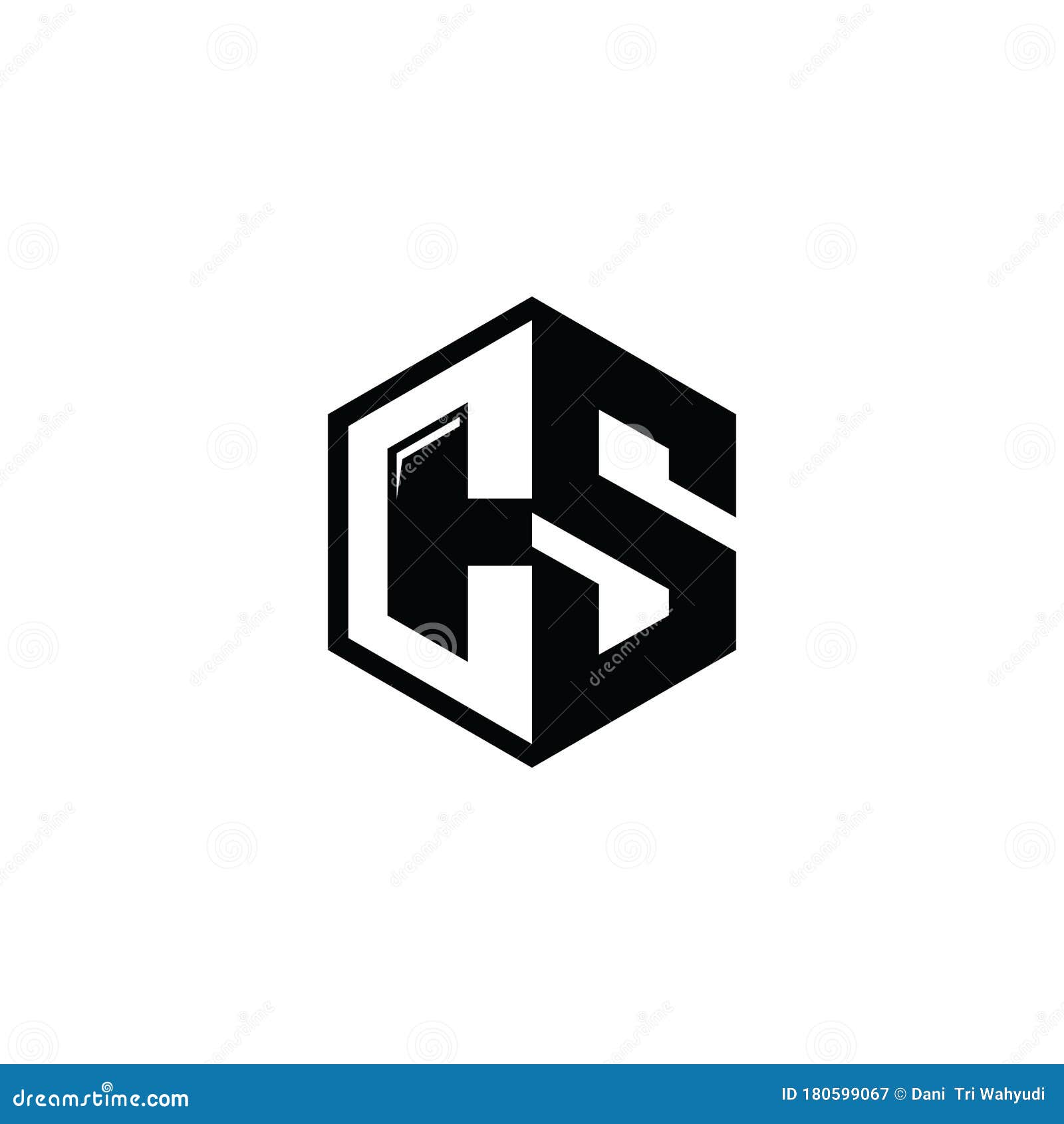 CS Letter Logo Icon Design Template Elements Stock Vector ...