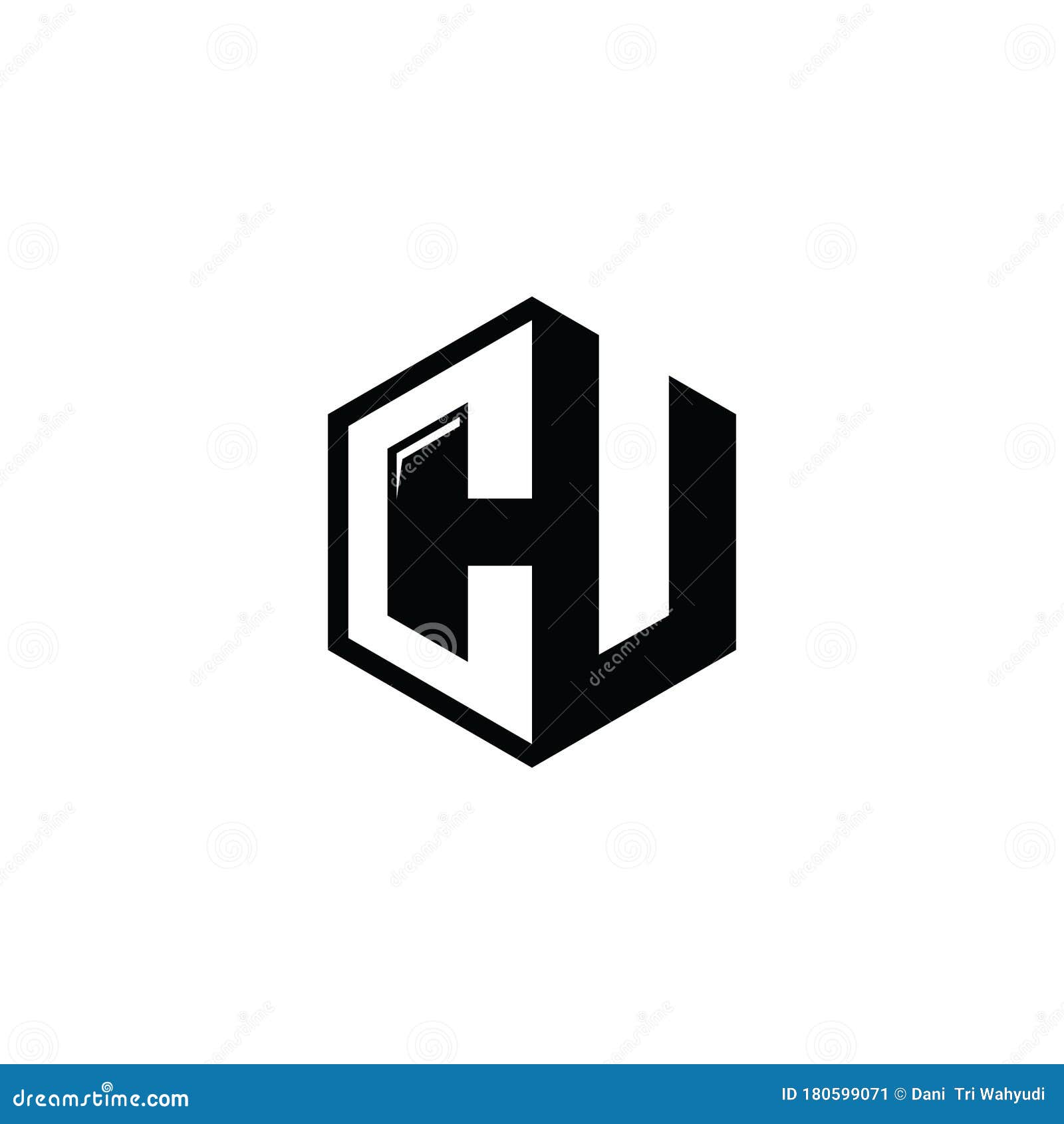 CU Letter Logo Icon Design Template Elements Stock Vector ...