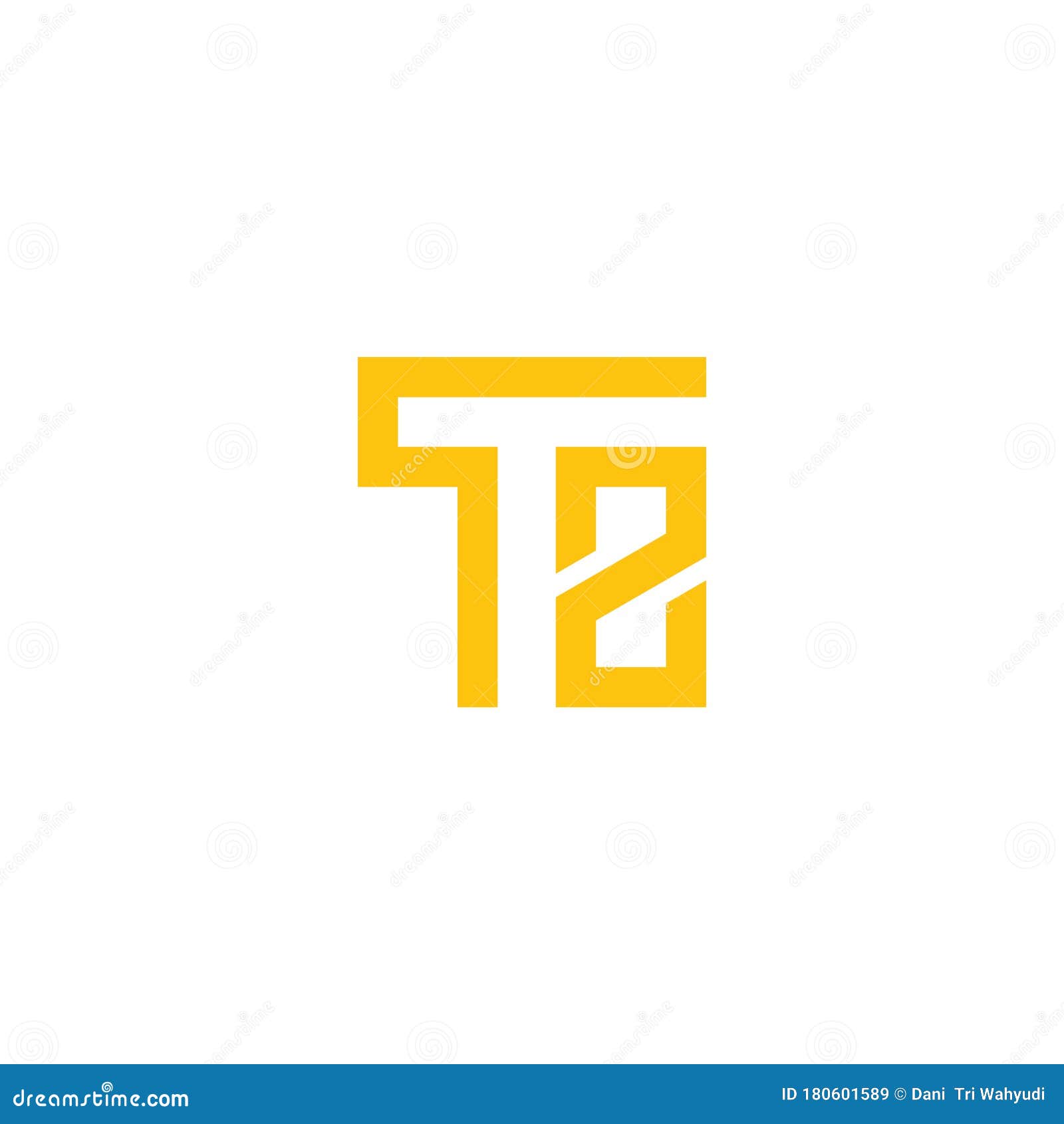 TZ Letter Logo Icon Design Template Elements Stock Vector ...