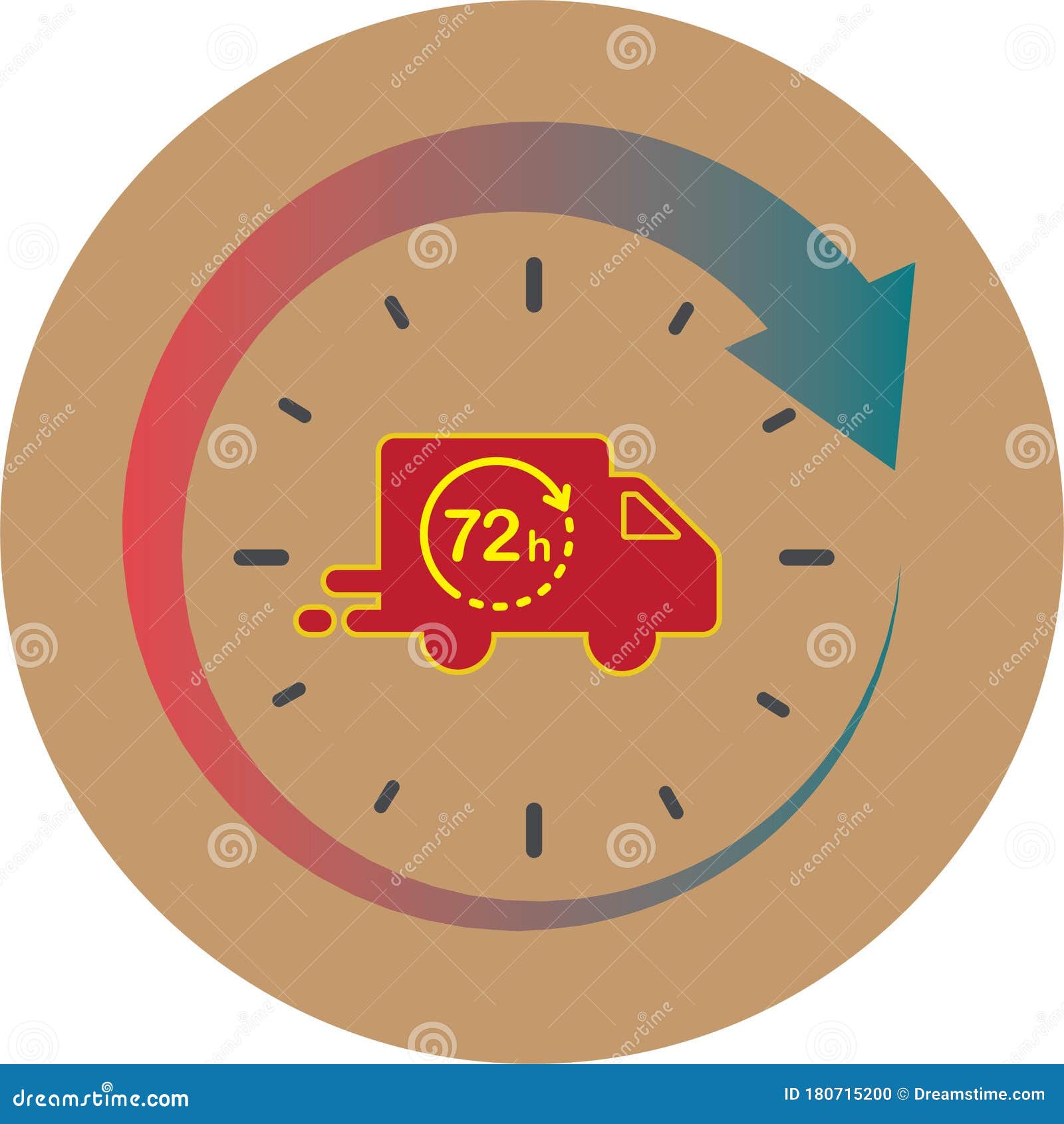 Free Shipping Delivery, 72h . Stay at Home Stock Vector - Illustration ...