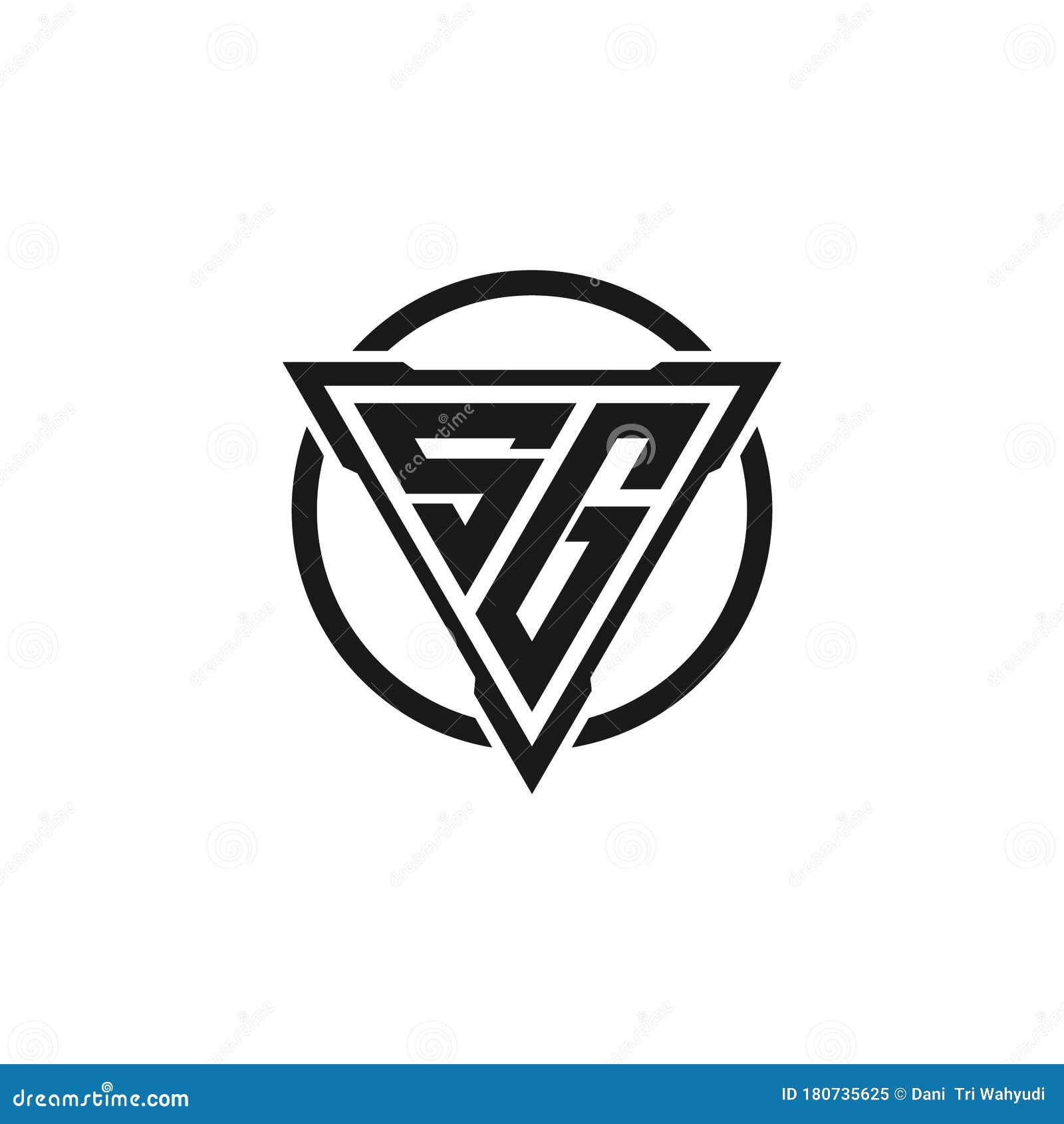 SG Letter Logo Icon Design Template Elements Stock Vector ...