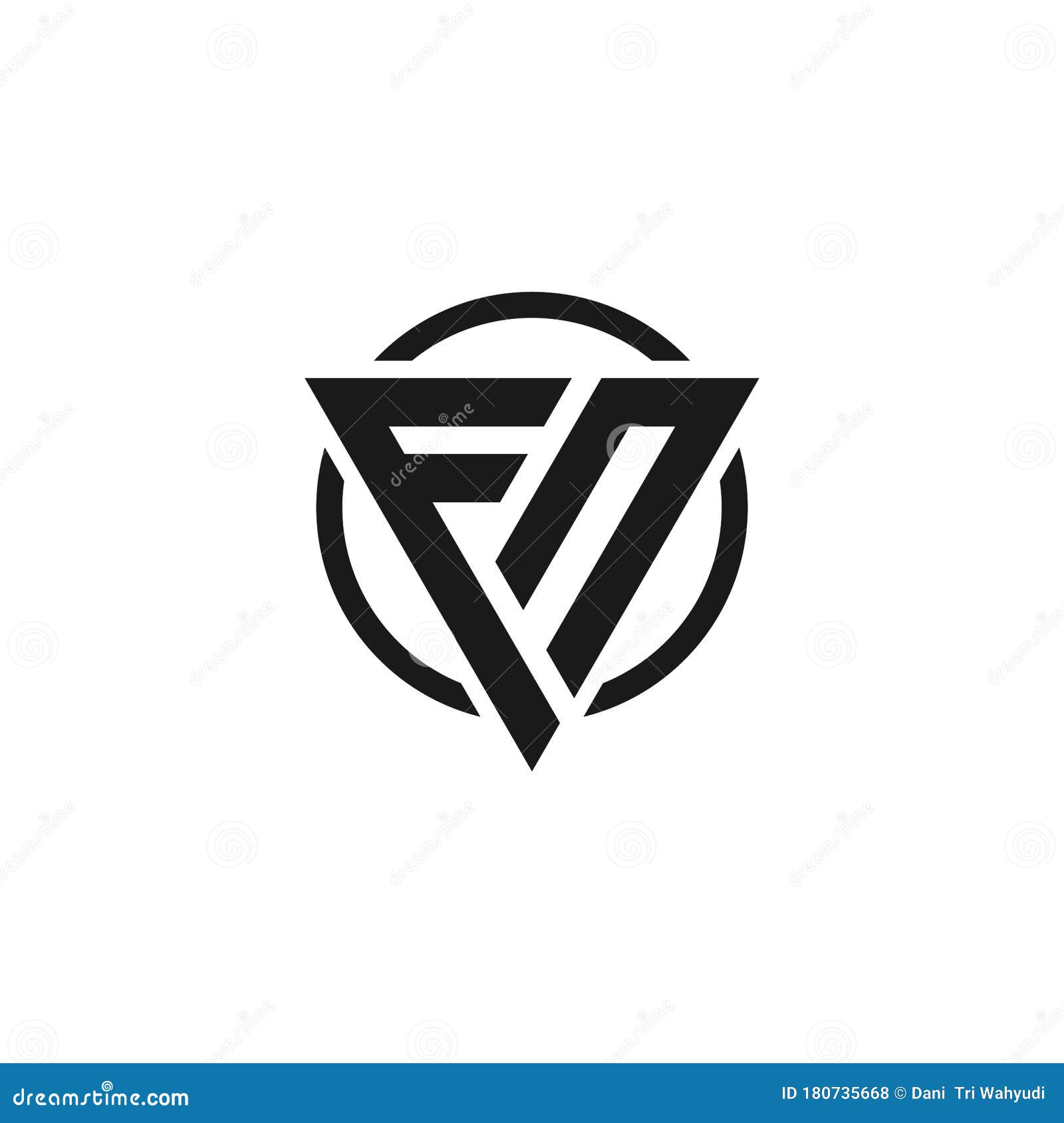 FN Letter Logo Icon Design Template Elements Stock Vector ...