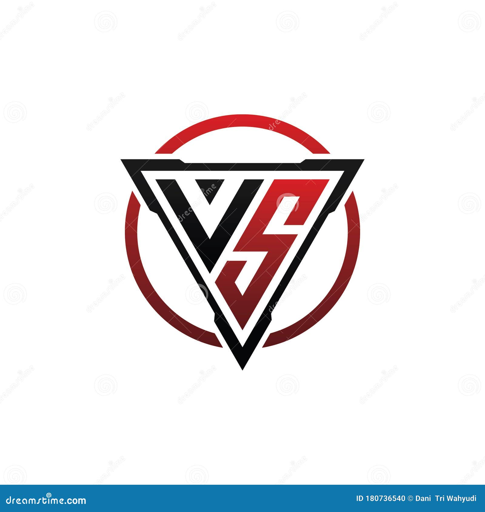 VS Letter Logo Icon Design Template Elements Stock Vector ...