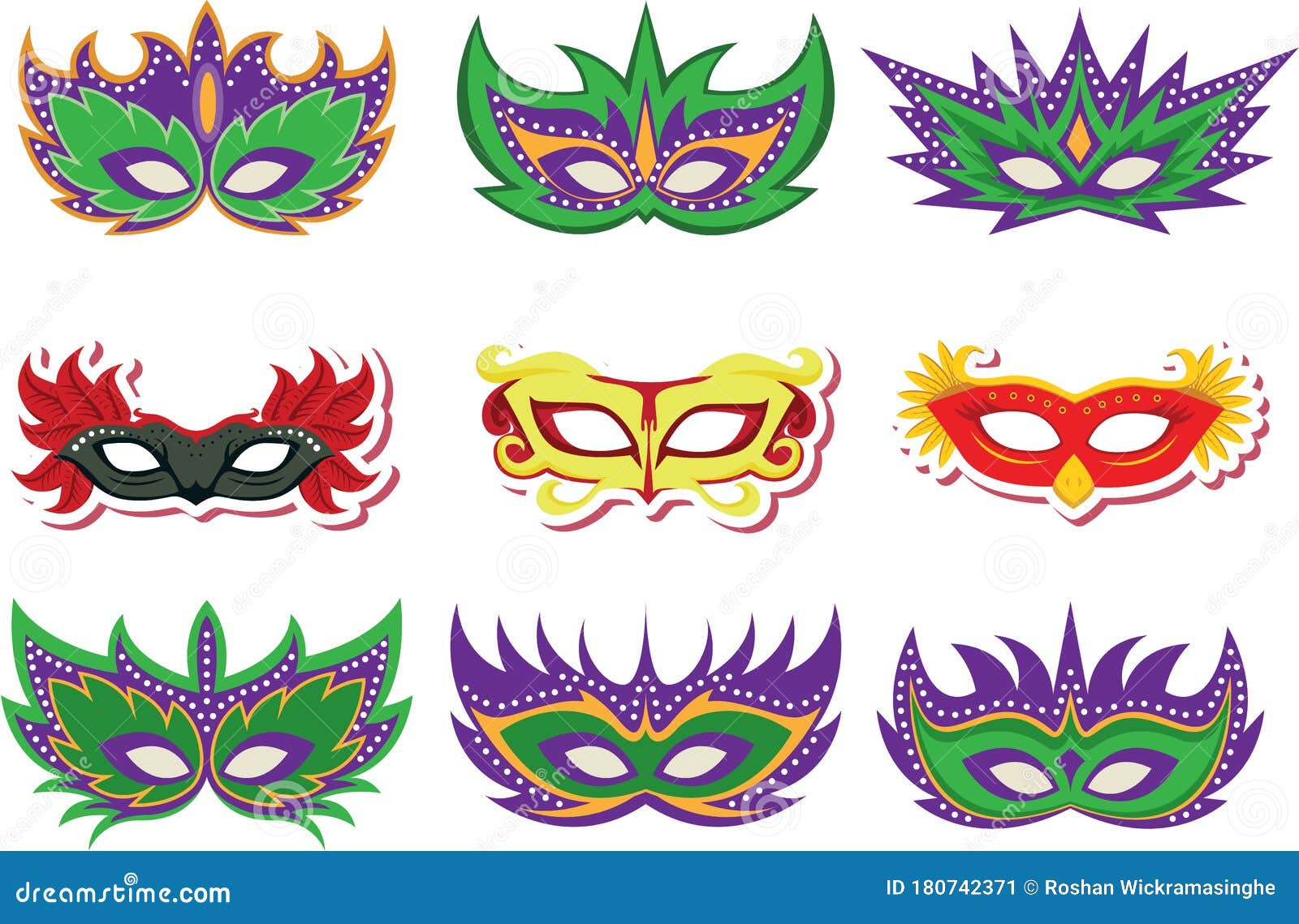 Masquerade Ball Party Invitation Banner With Masquerade Specific Deco ...