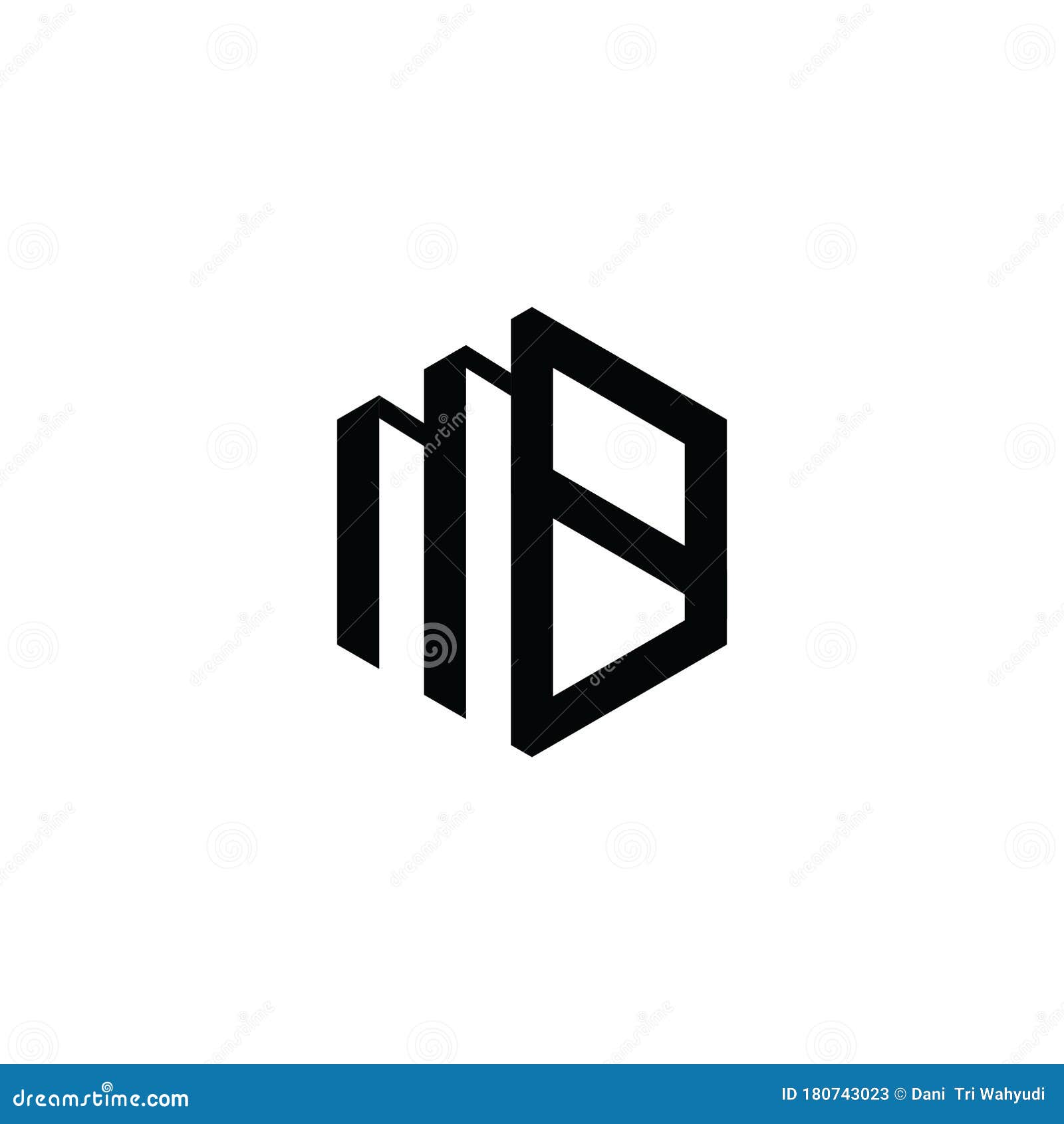 NB Letter Logo Icon Design Template Elements Stock Vector ...