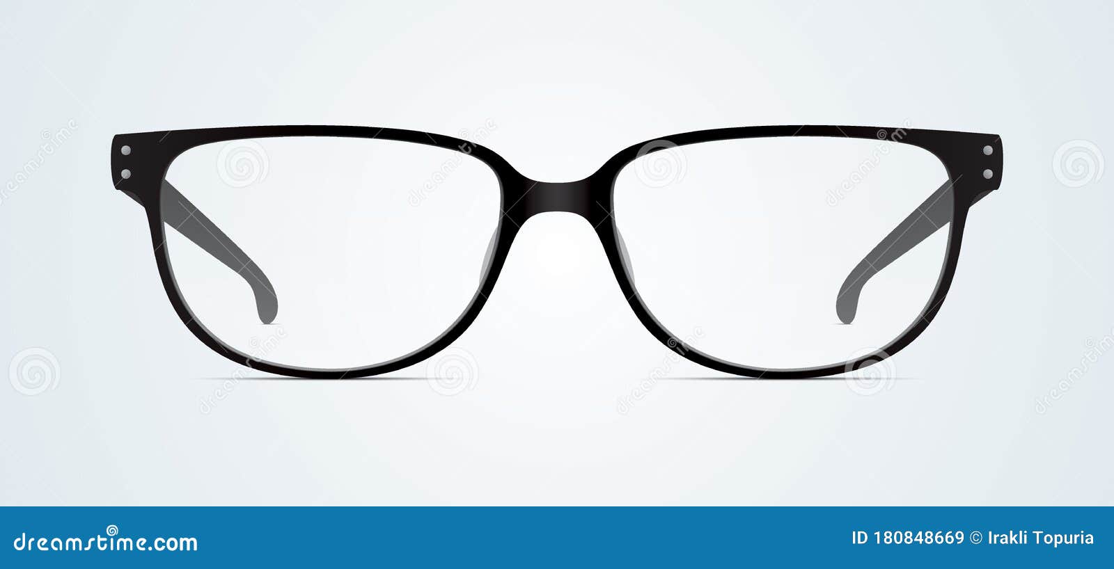 Eyeglasses Isolated On Background. Stock Vector - Illustration of ...