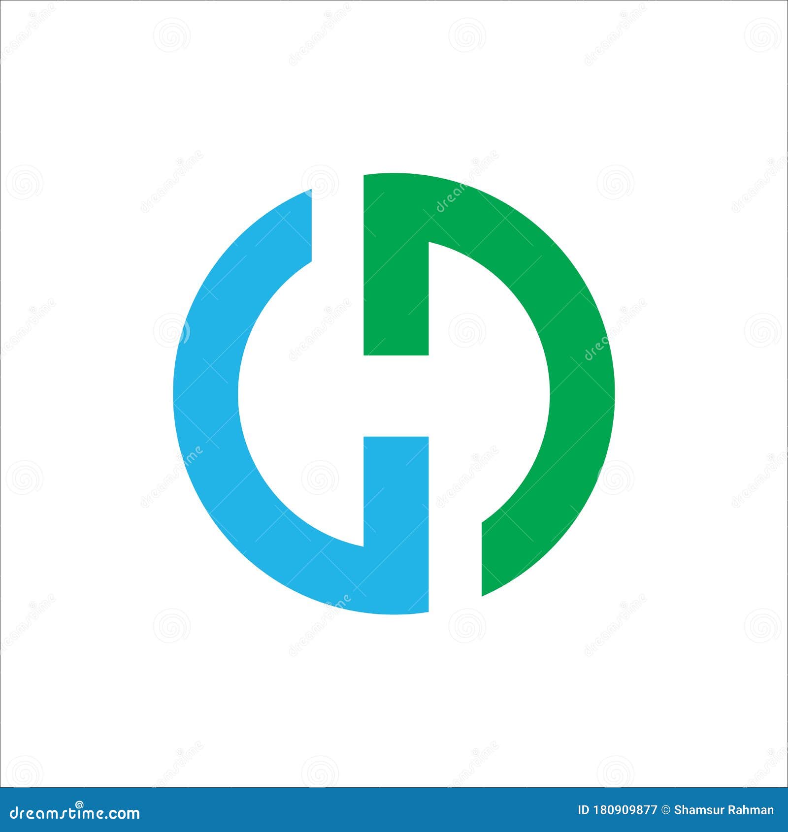 Initial Letter Ch Logo or Hc Logo Vector Design Template Stock Vector ...