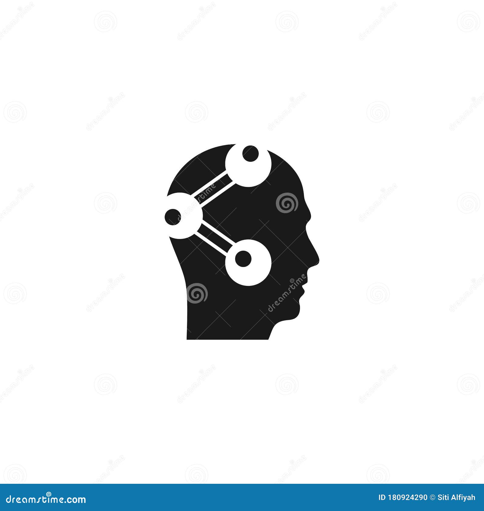 Head Tech Logo, Pixel Head Logo Concept , Robotic Technology Logo ...