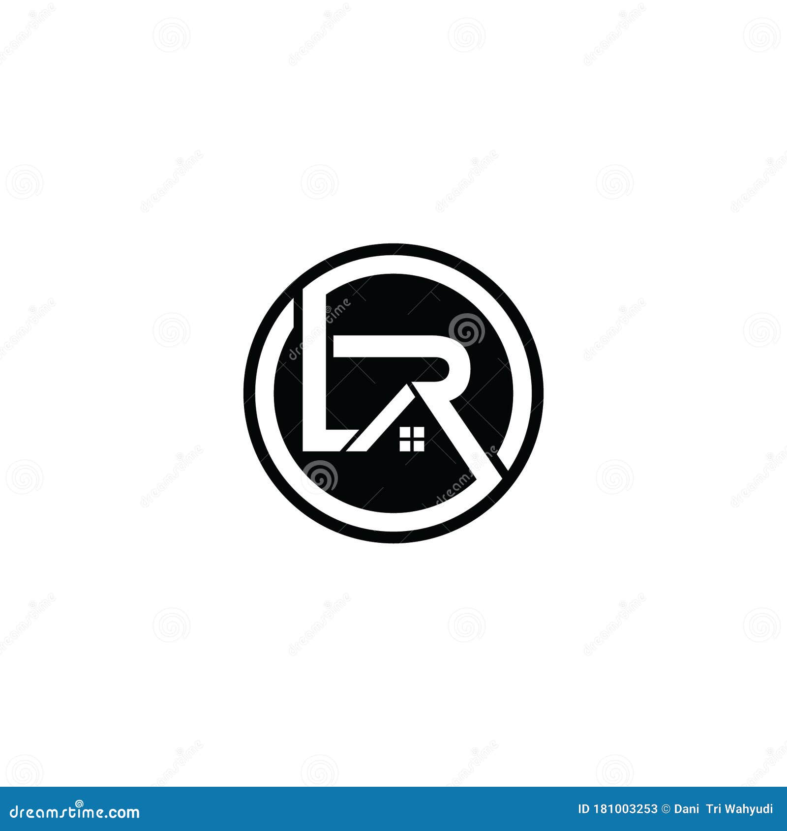 LR Letter Logo Icon Design Template Elements Stock Vector ...